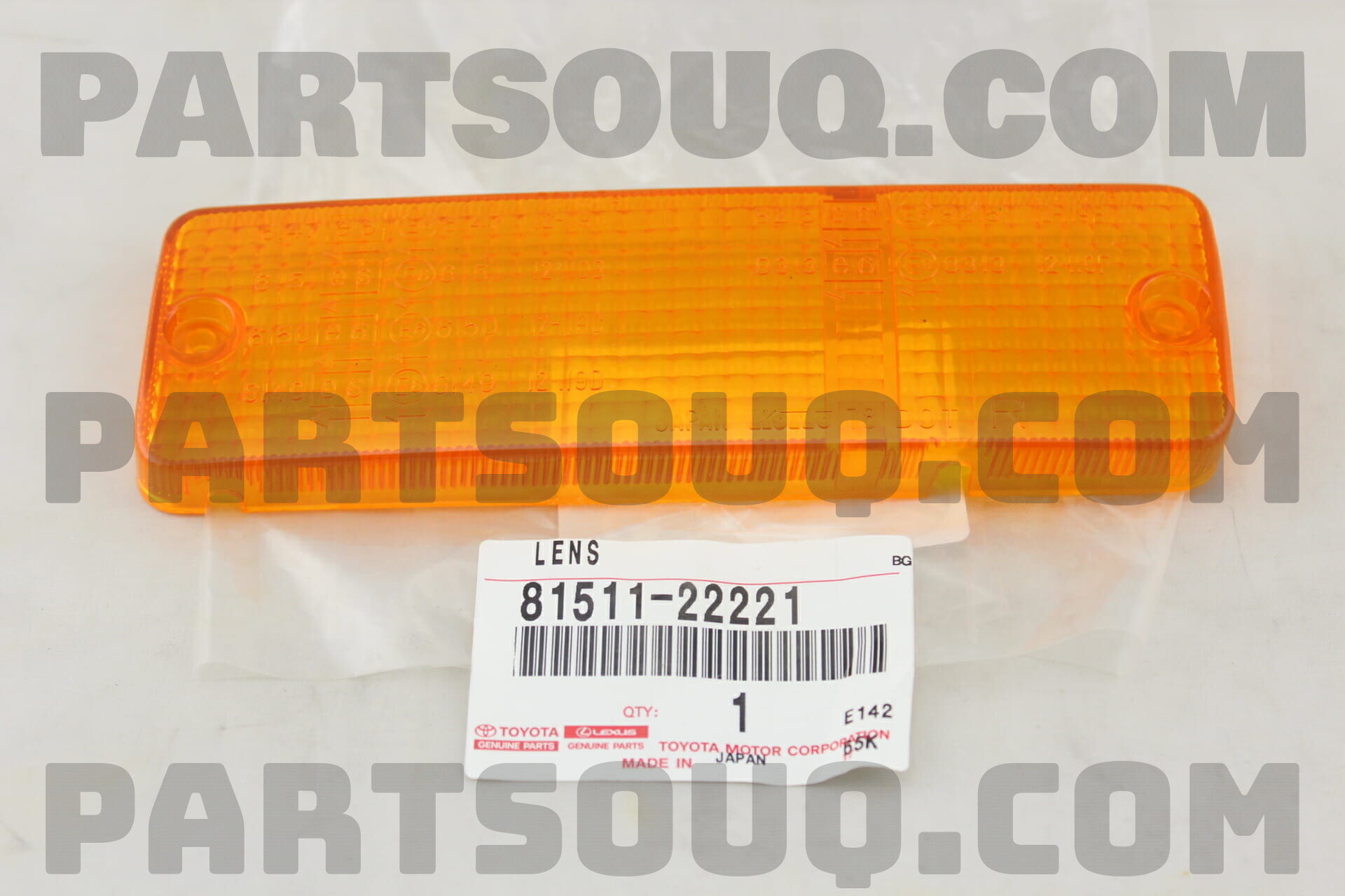LENS, FRONT TURN SIGNAL LAMP, RH 8151122221 | Toyota Parts | PartSouq