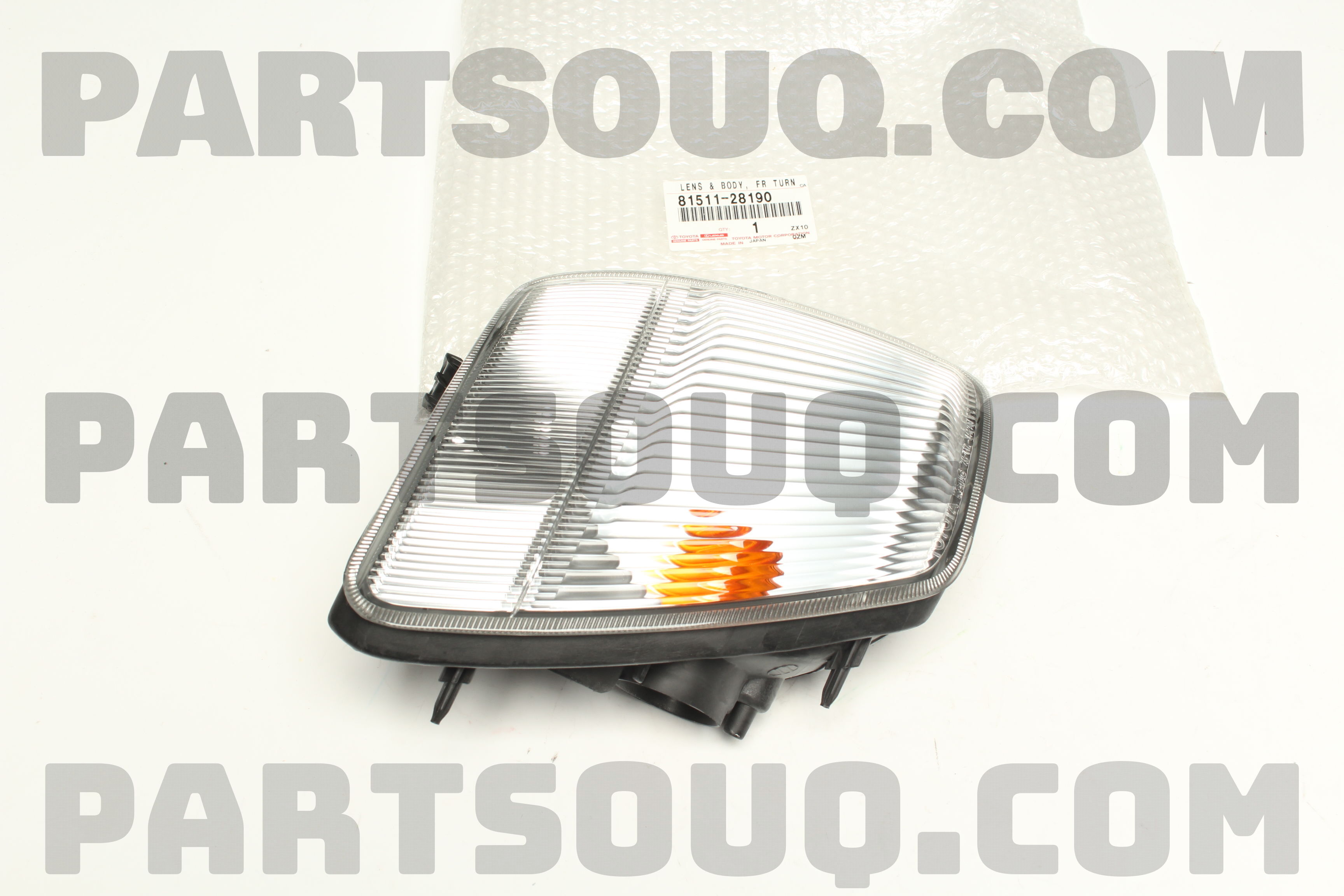 LENS, FRONT TURN SIGNAL LAMP, RH 8151128190 | Toyota Parts | PartSouq