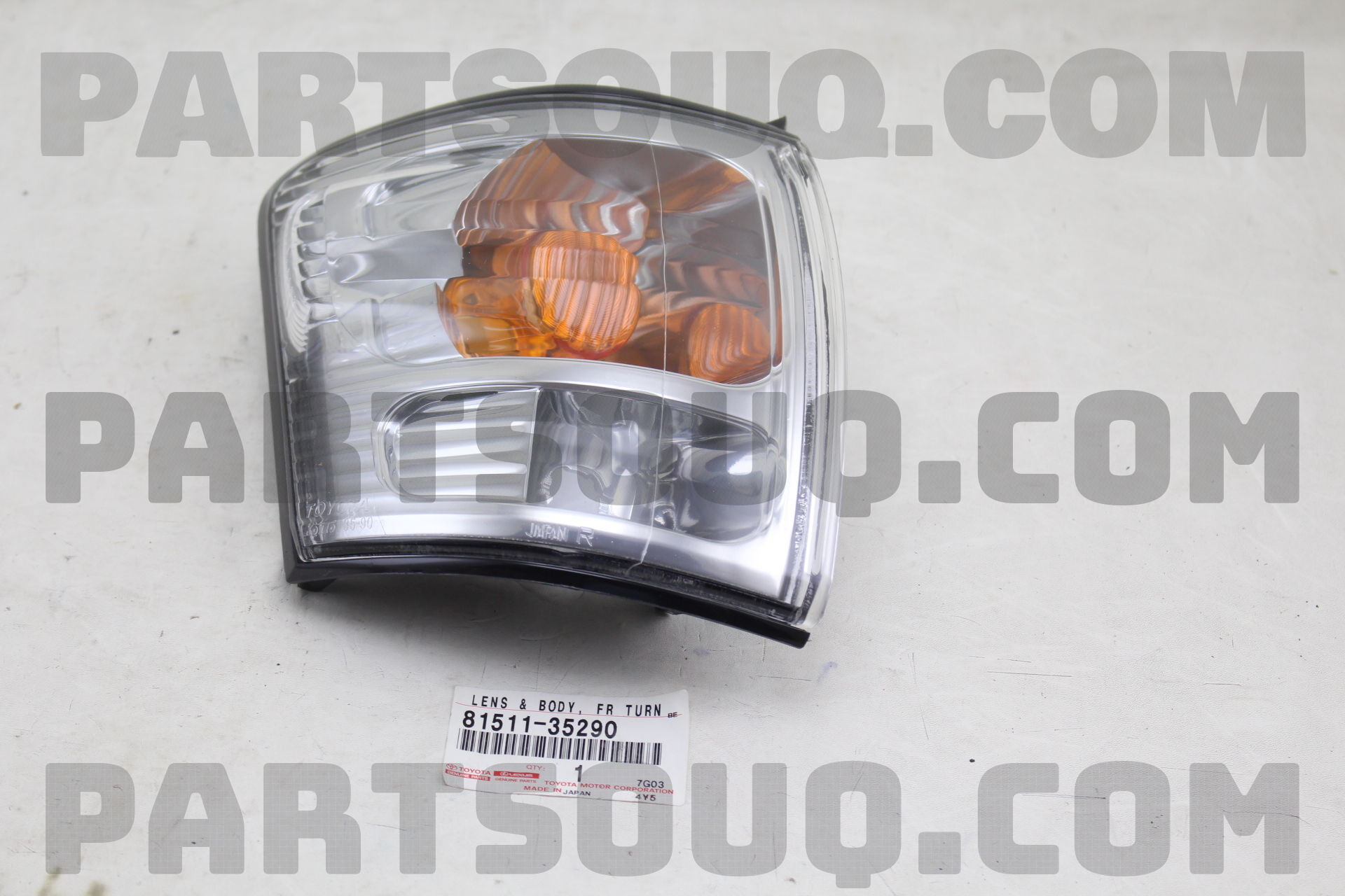 LENS, FRONT TURN SIGNAL LAMP, RH 8151135290 | Toyota Parts | PartSouq