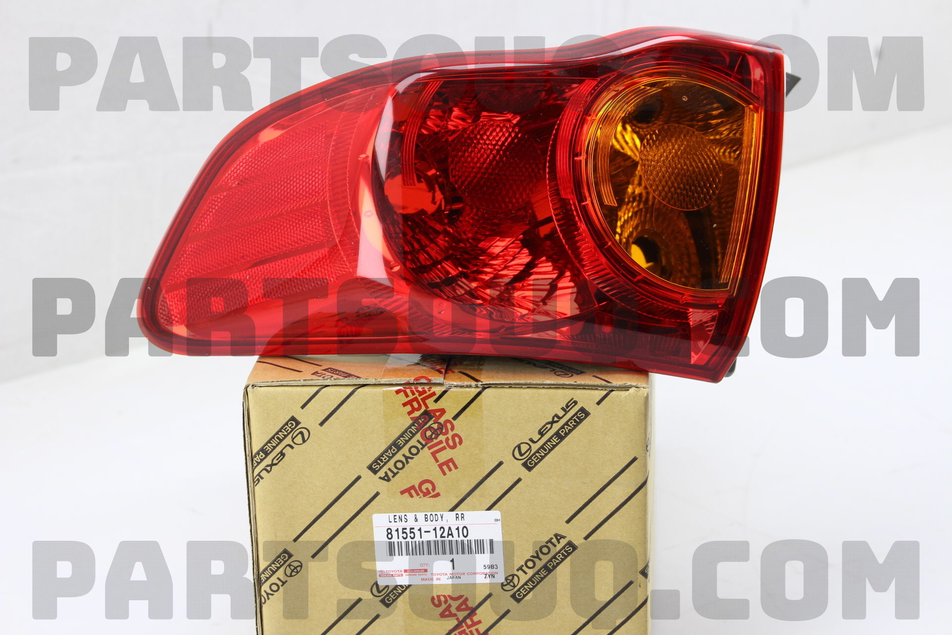 LENS & BODY, REAR COMBINATION LAMP, RH 8155112A10 | Toyota Parts | PartSouq