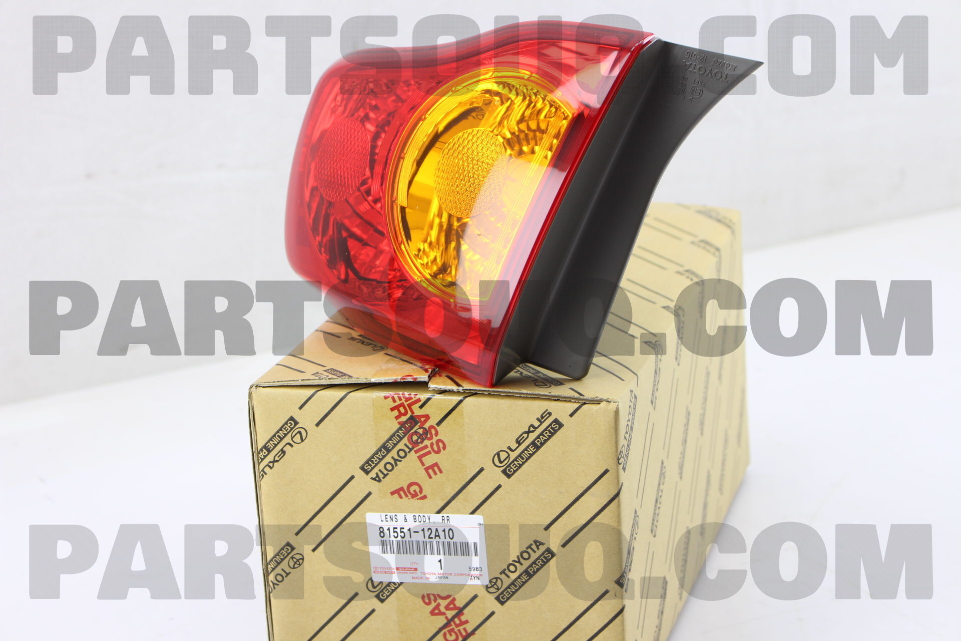 LENS & BODY, REAR COMBINATION LAMP, RH 8155112A10 | Toyota Parts | PartSouq