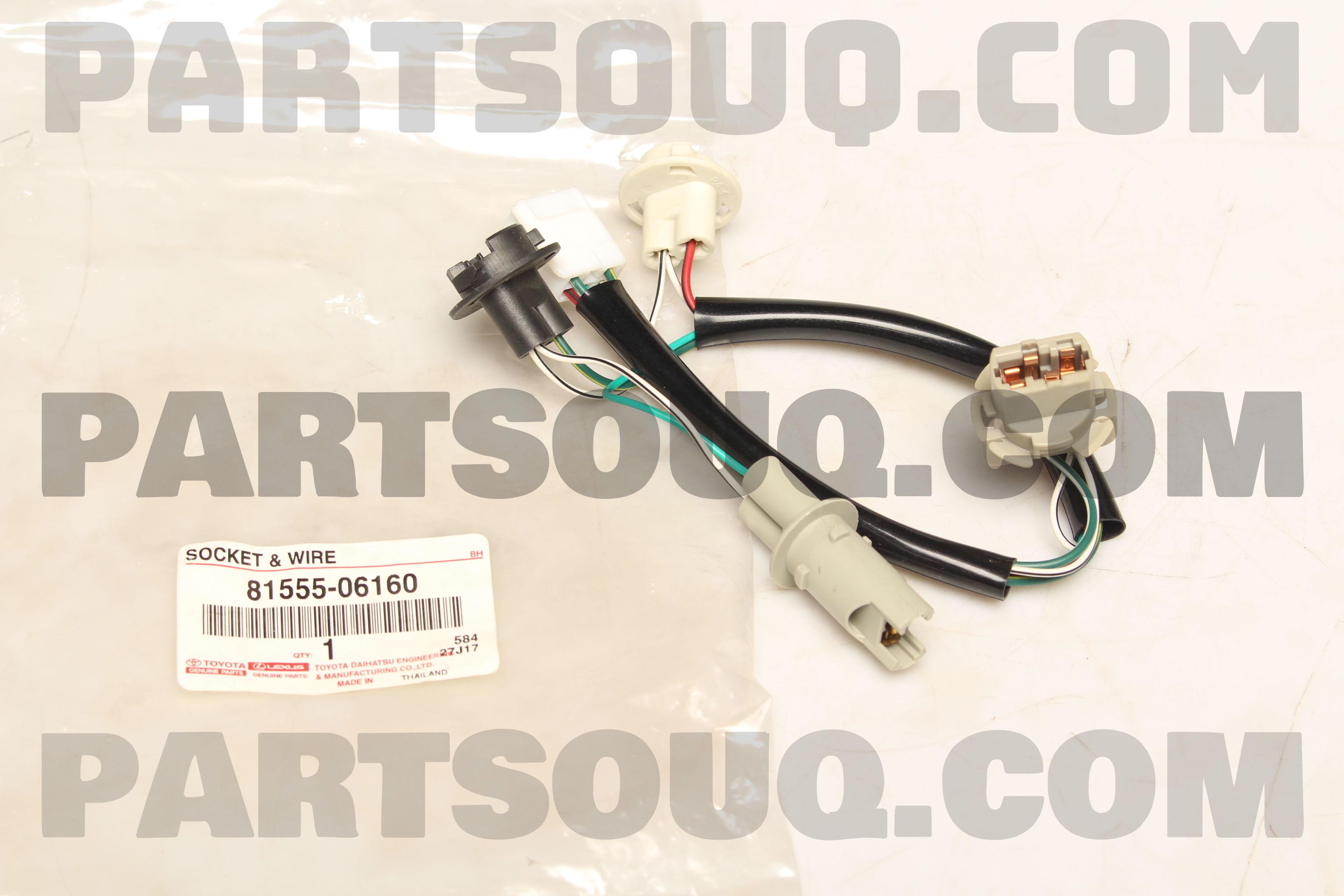 SOCKET & WIRE SUB-ASSY, REAR COMBINATION LAMP, RH 8155506160 | Toyota ...