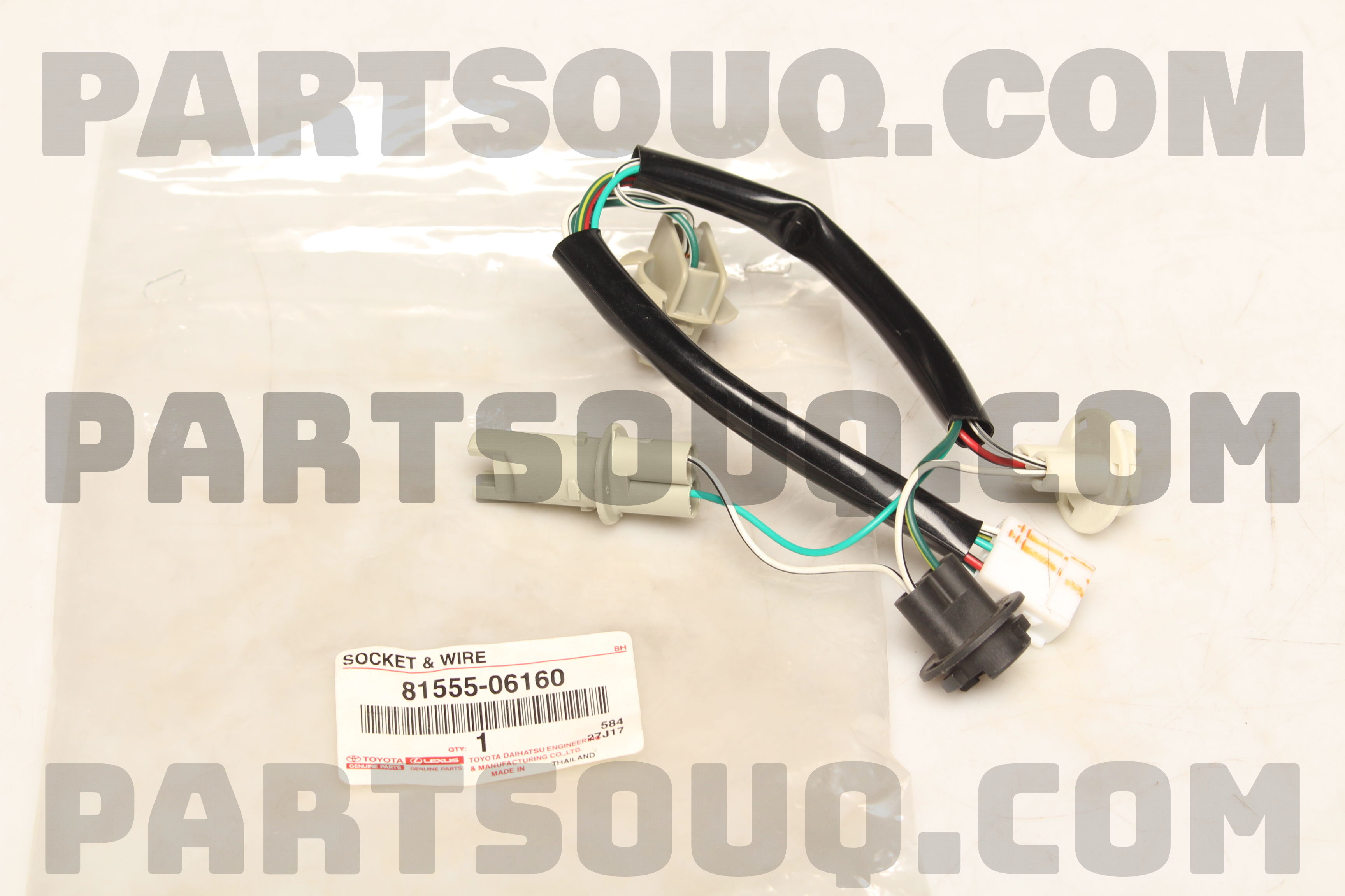 SOCKET & WIRE SUB-ASSY, REAR COMBINATION LAMP, RH 8155506160 | Toyota ...