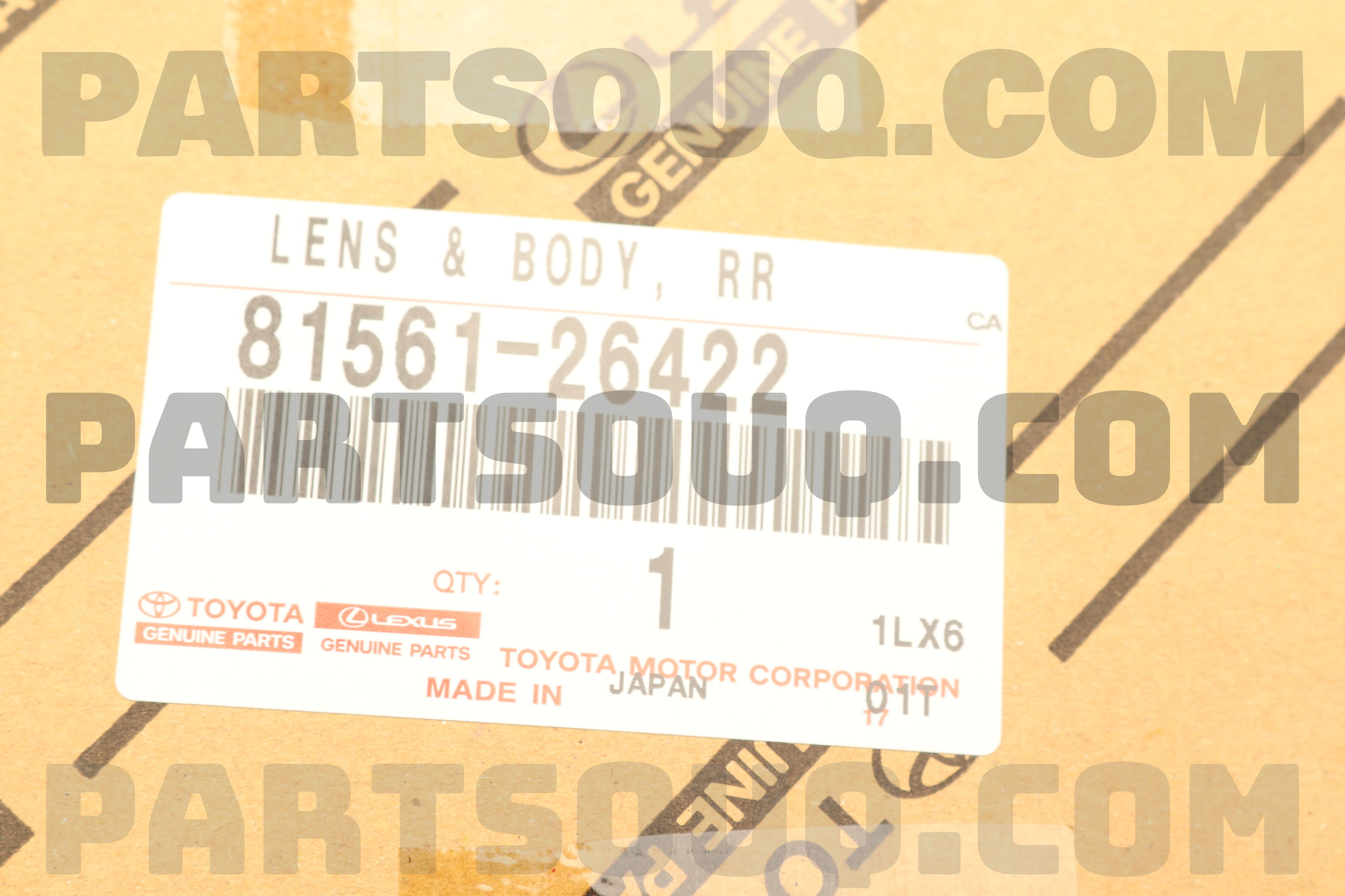 LENS & BODY RR 8156126422 | Toyota Parts | PartSouq