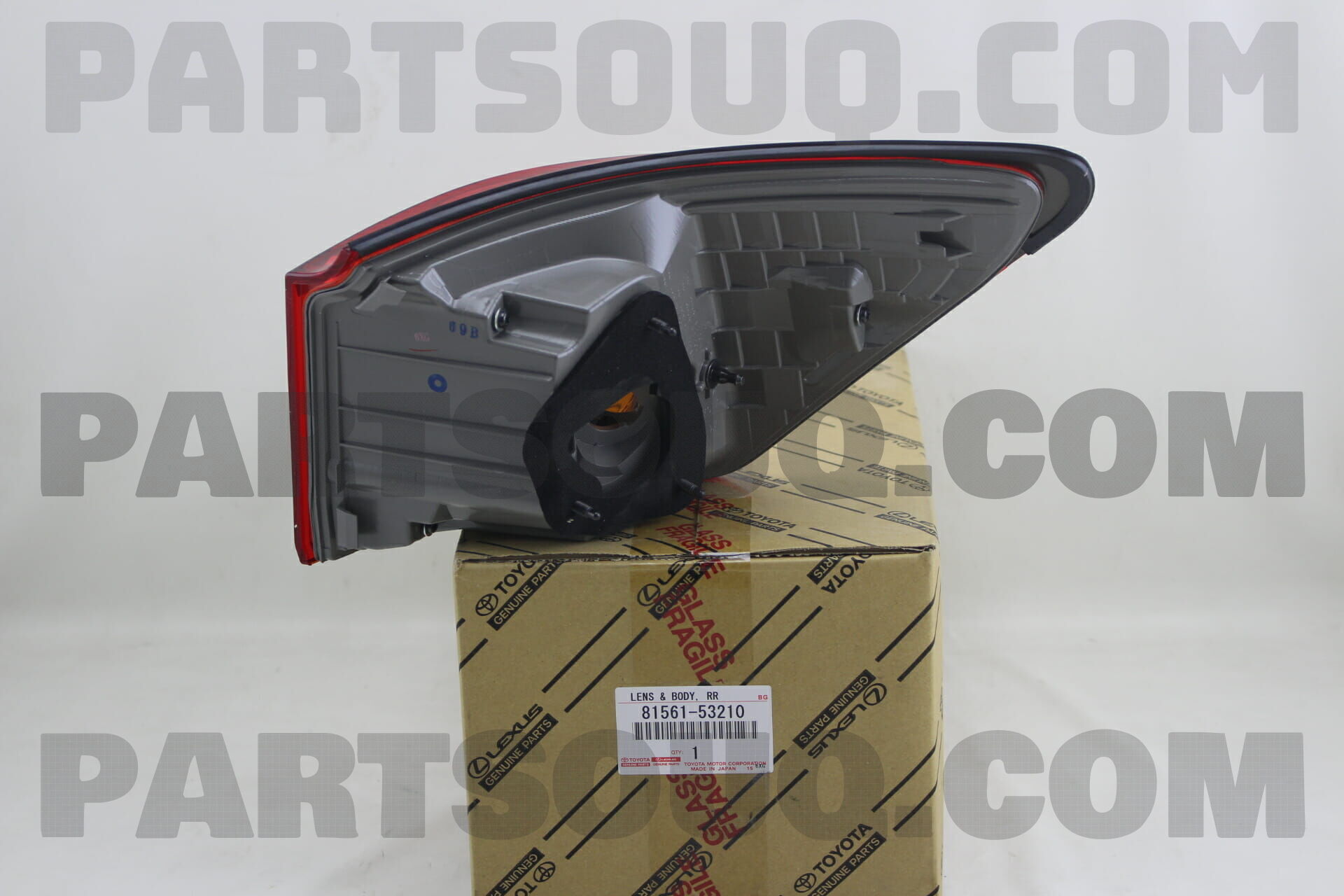 LENS & BODY, REAR COMBINATION LAMP, LH 8156153210 | Toyota Parts | PartSouq