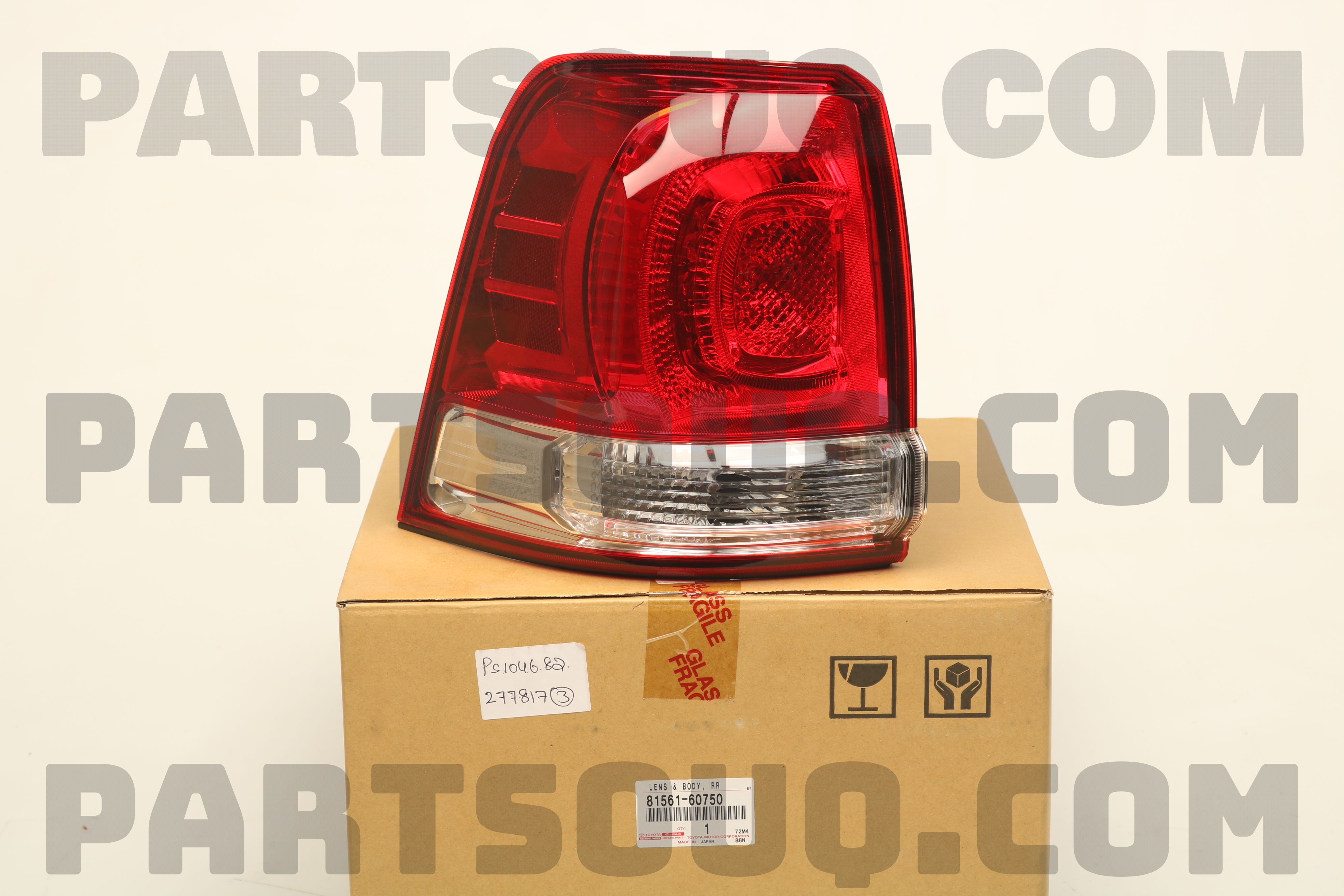 LENS & BODY, REAR COMBINATION LAMP, LH 8156160750 | Toyota Parts | PartSouq