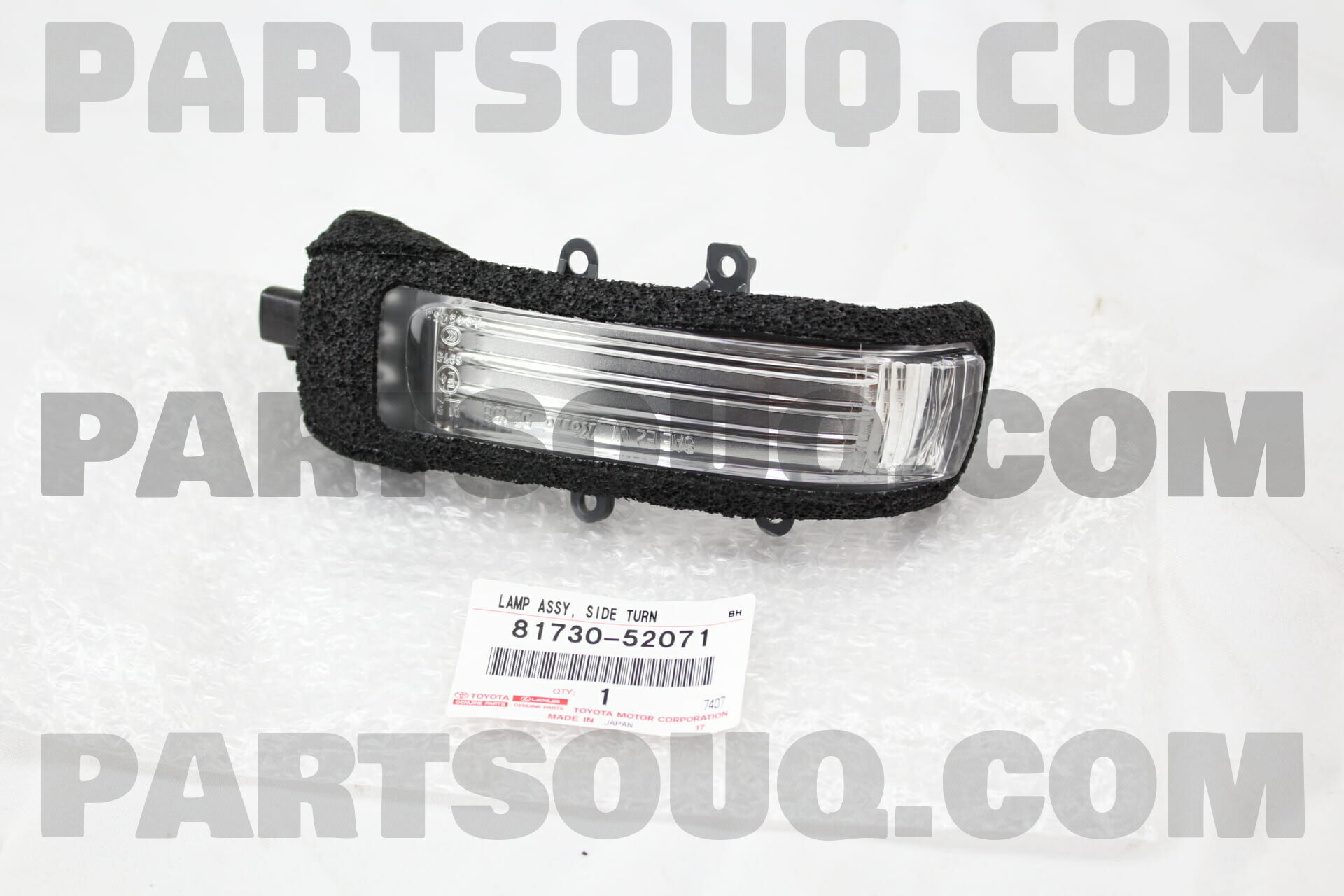 LAMP ASSY, SIDE TURN SIGNAL, RH 8173052071 | Toyota Parts | PartSouq