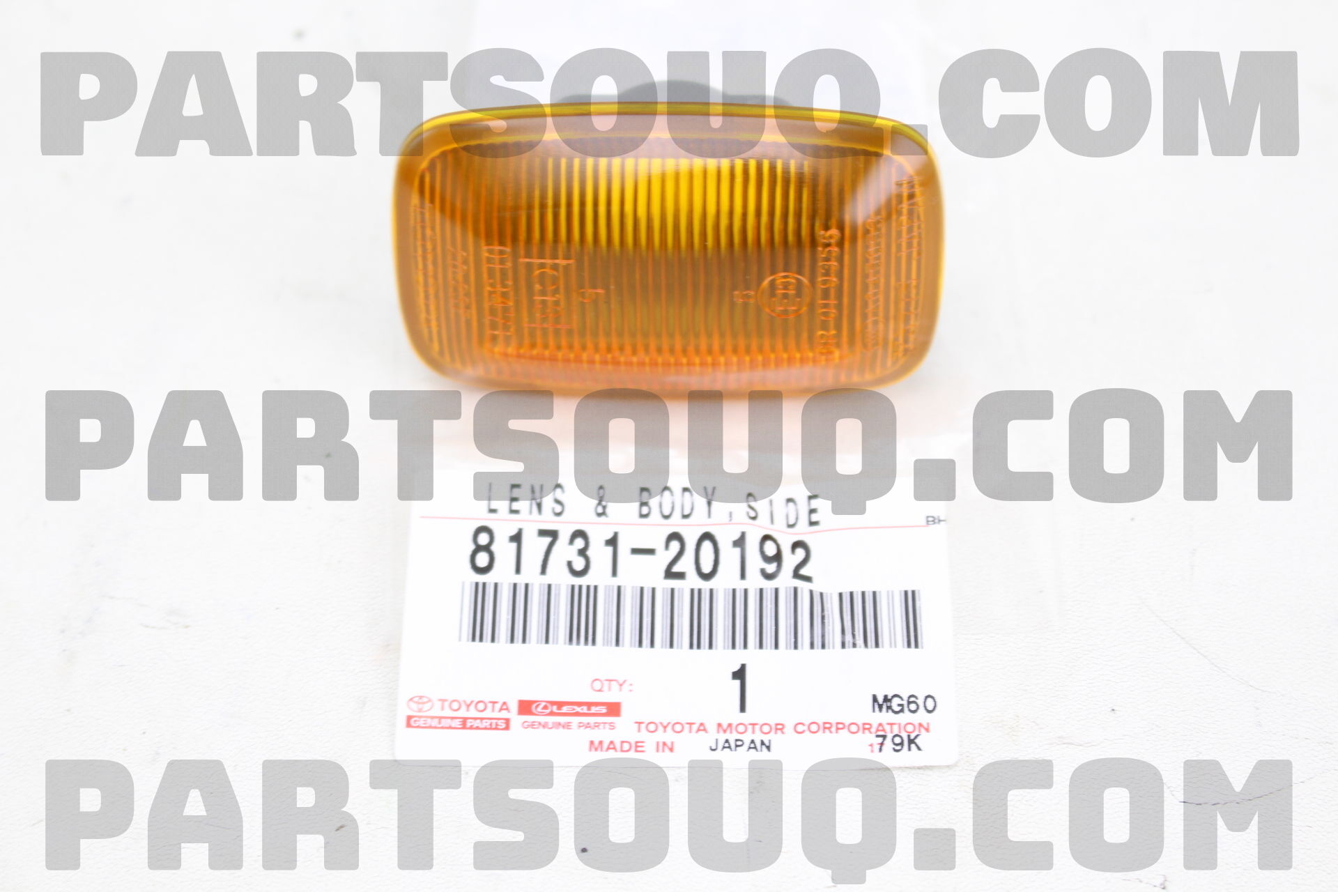 LAMP ASSY, SIDE TURN SIGNAL, RH/LH 8173020192 | Toyota Parts | PartSouq