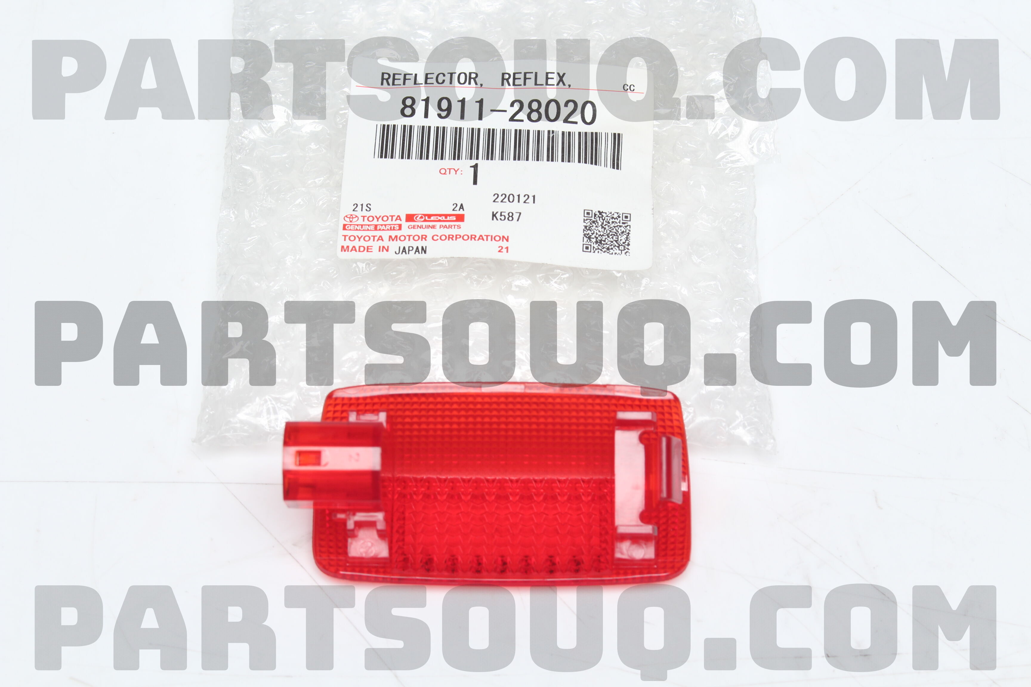 REFLECTOR ASSY, REFLEX, RH/LH 8191128020 | Toyota Parts | PartSouq