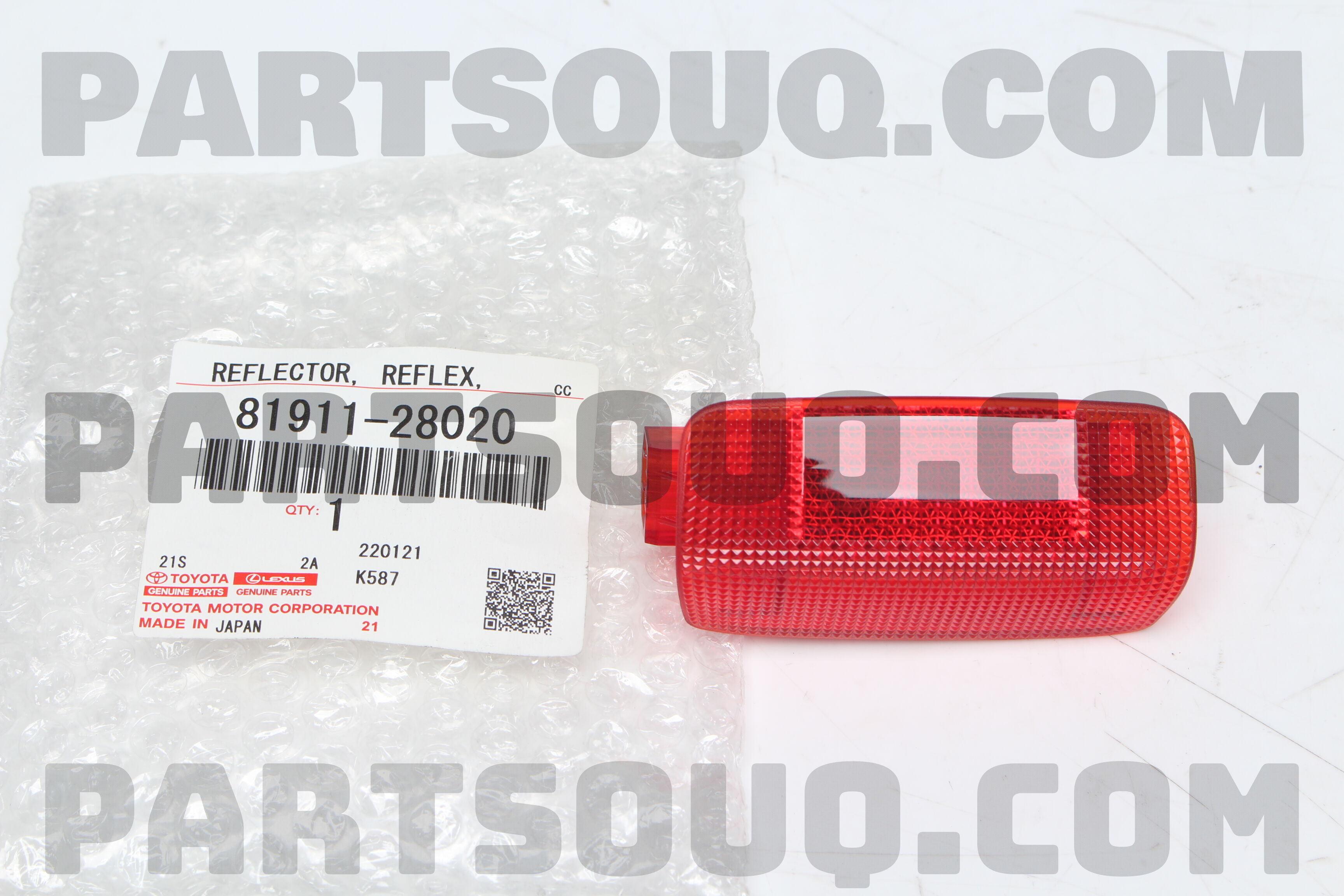REFLECTOR ASSY, REFLEX, RH/LH 8191128020 | Toyota Parts | PartSouq