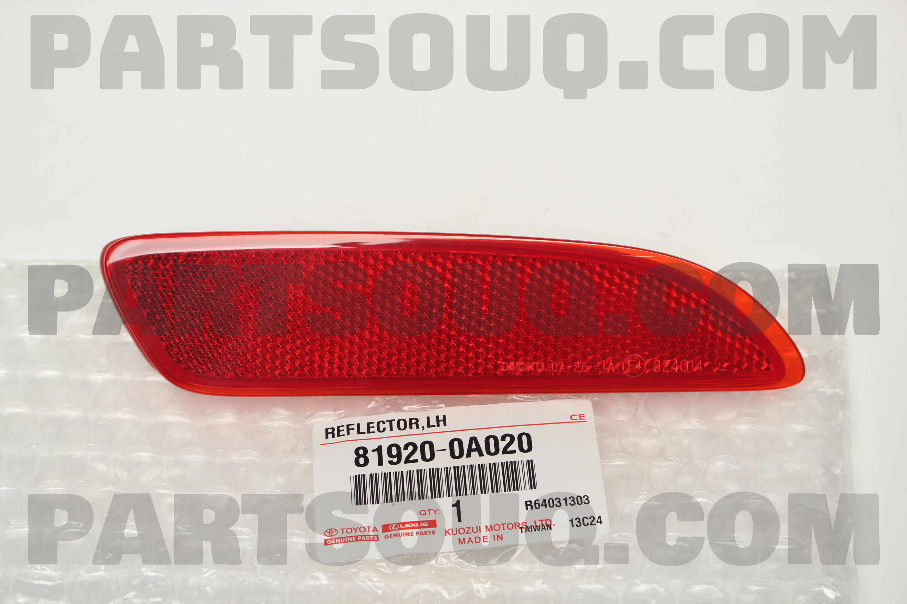 REFLECTOR ASSY, REFL 819200A020 | Toyota Parts | PartSouq