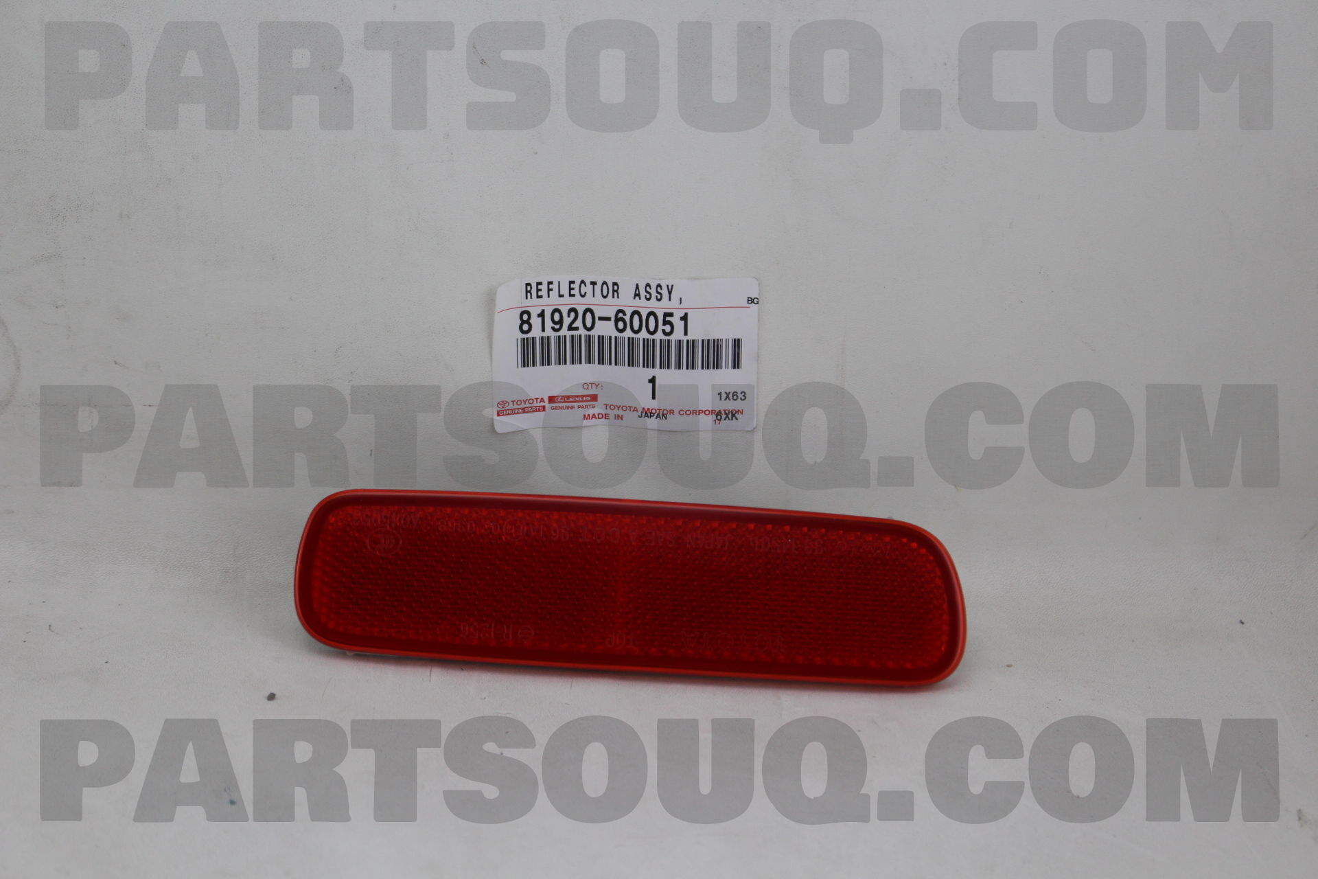 REFLECTOR ASSY, REFLEX, LH 8192060051 | Toyota Parts | PartSouq