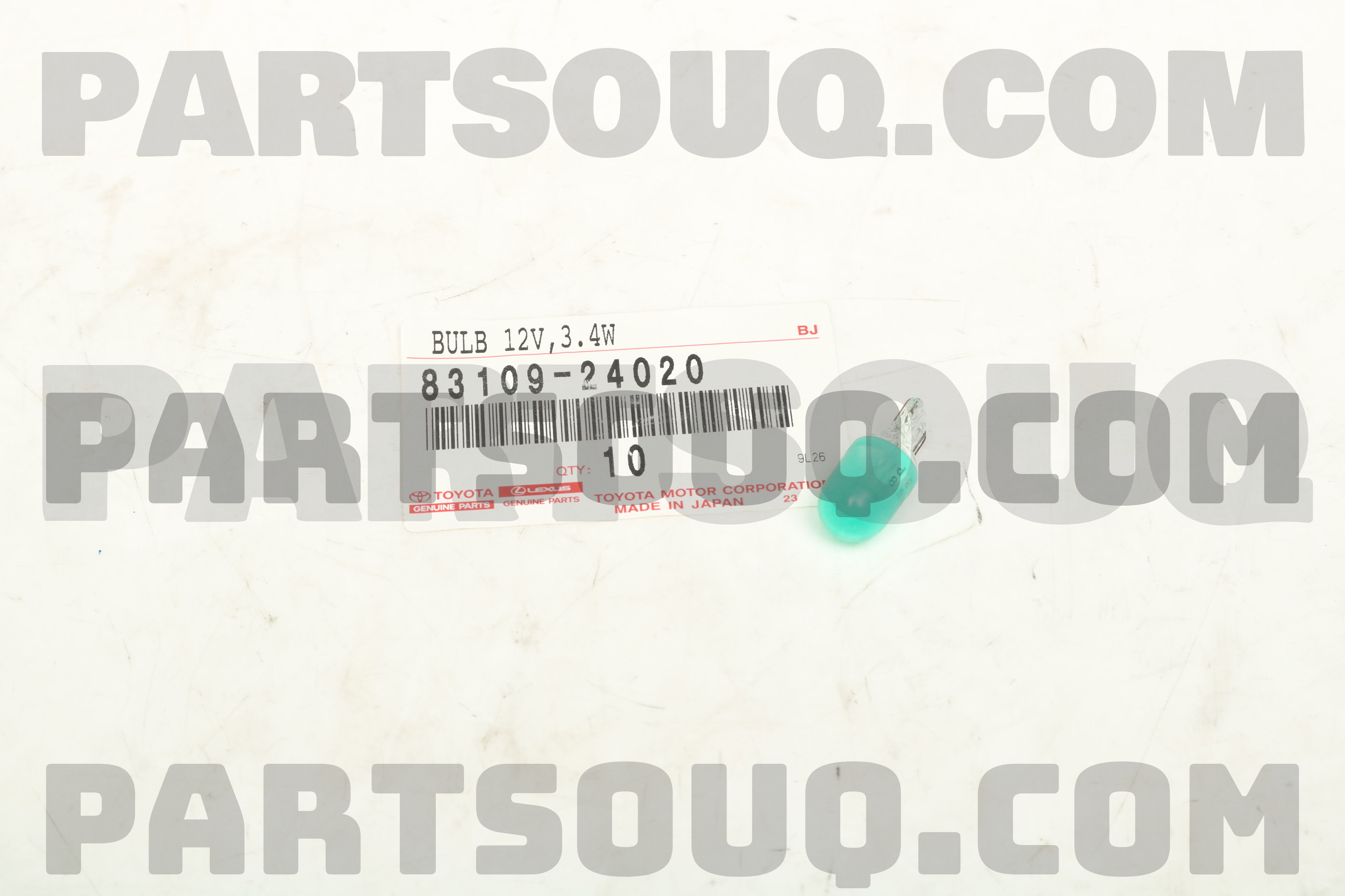 BULB, COMBINATION METER, NO.1 8310924020 | Toyota Parts | PartSouq