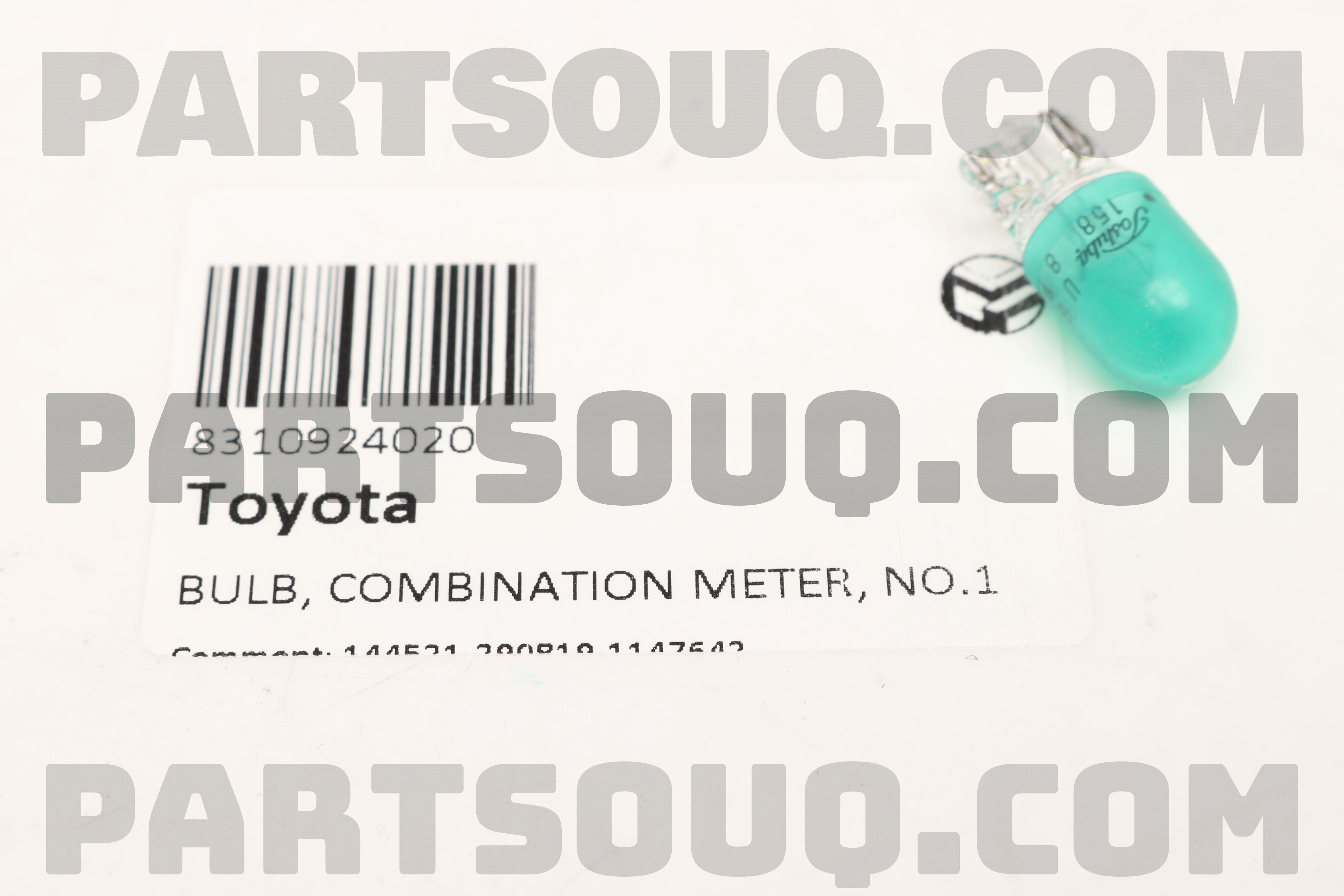 BULB, COMBINATION METER, NO.1 8310924020 | Toyota Parts | PartSouq