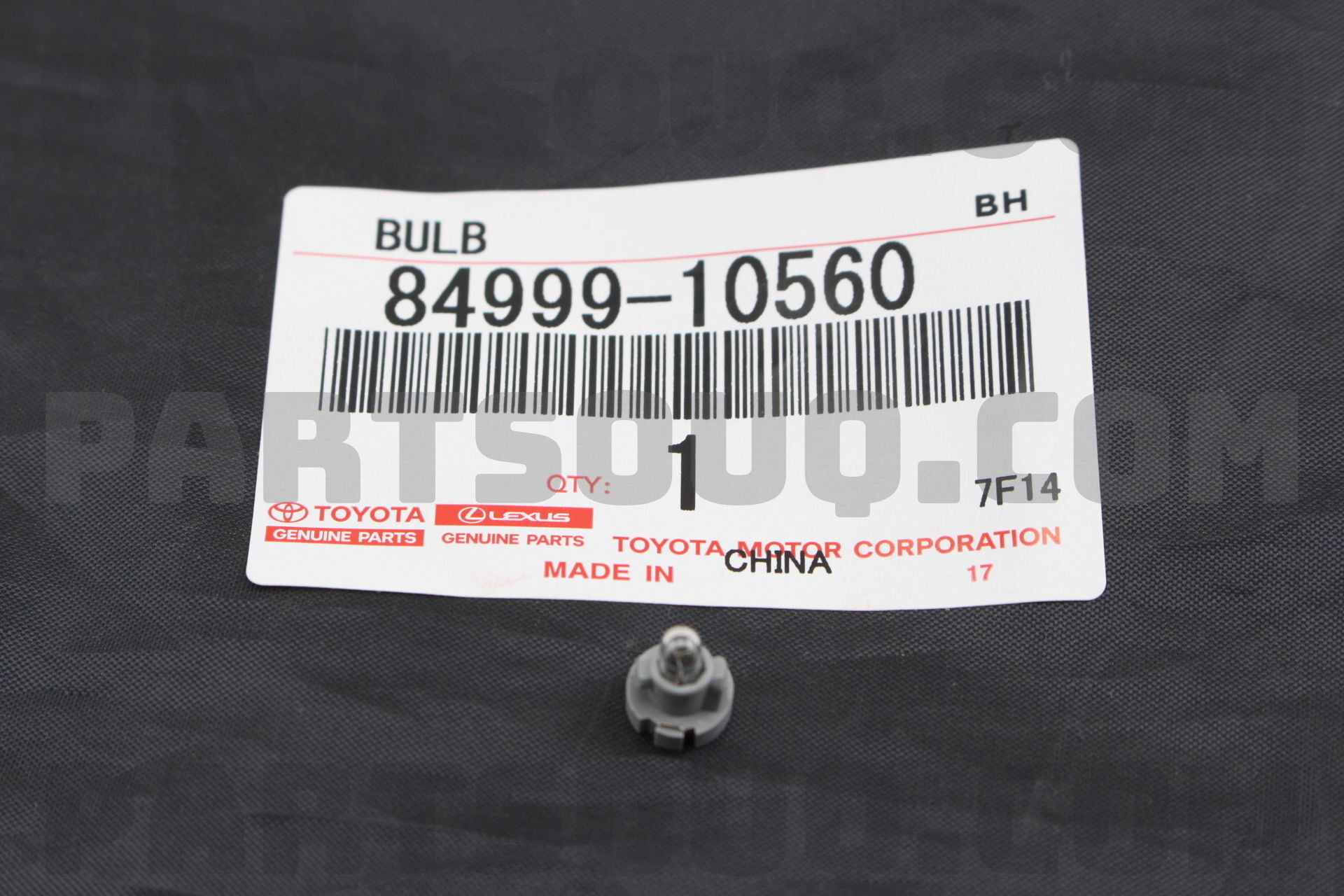 BULB(FOR REAR WINDOW DEFOGGER SWITCH) 8499910560 | Toyota Parts | PartSouq