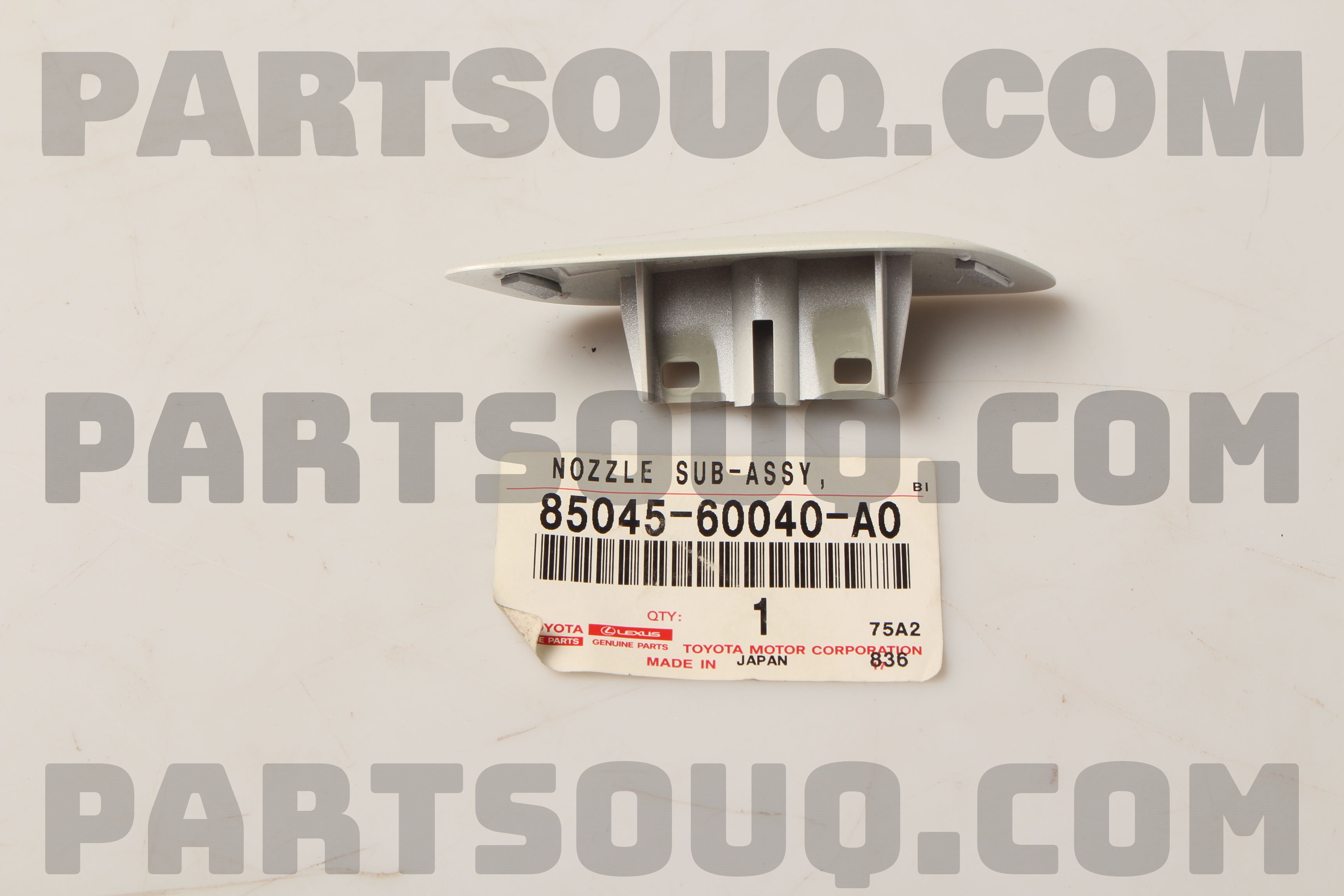 NOZZLE SUB-ASSY, TYPE1 H/LAMP WASHER, LH 8504560040A0 | Toyota Parts ...