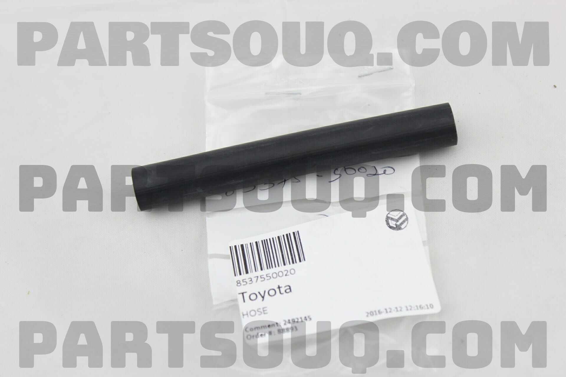 HOSE, HEADLAMP CLEANER WASHER (FROM JOINT TO NOZZLE) 8537550020 ...