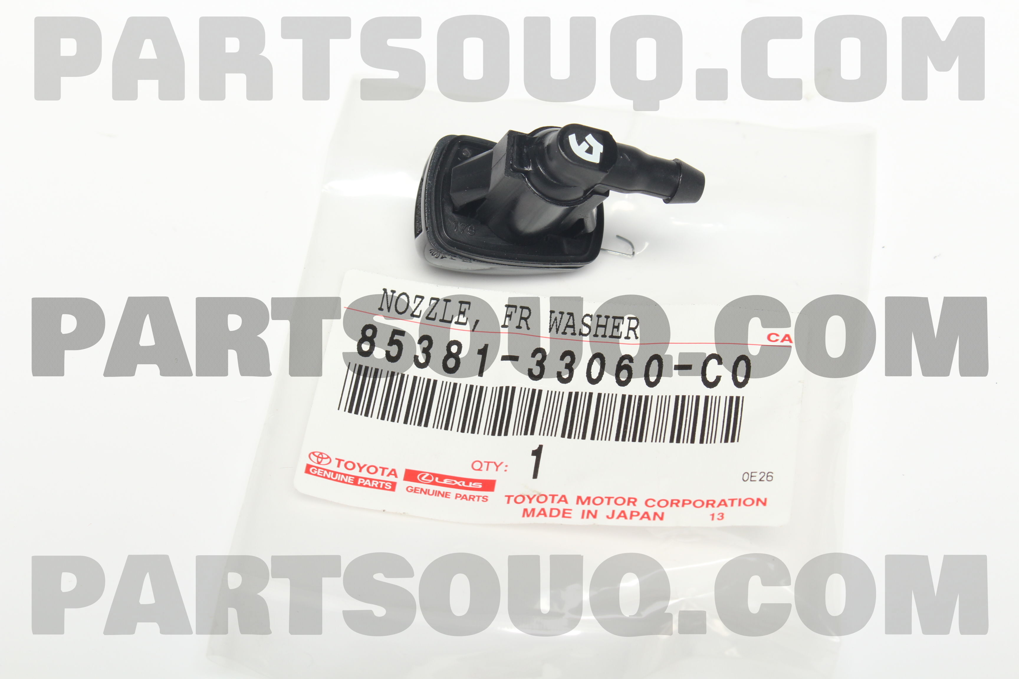 NOZZLE SUB-ASSY, WASHER 8538133060C0 | Toyota Parts | PartSouq