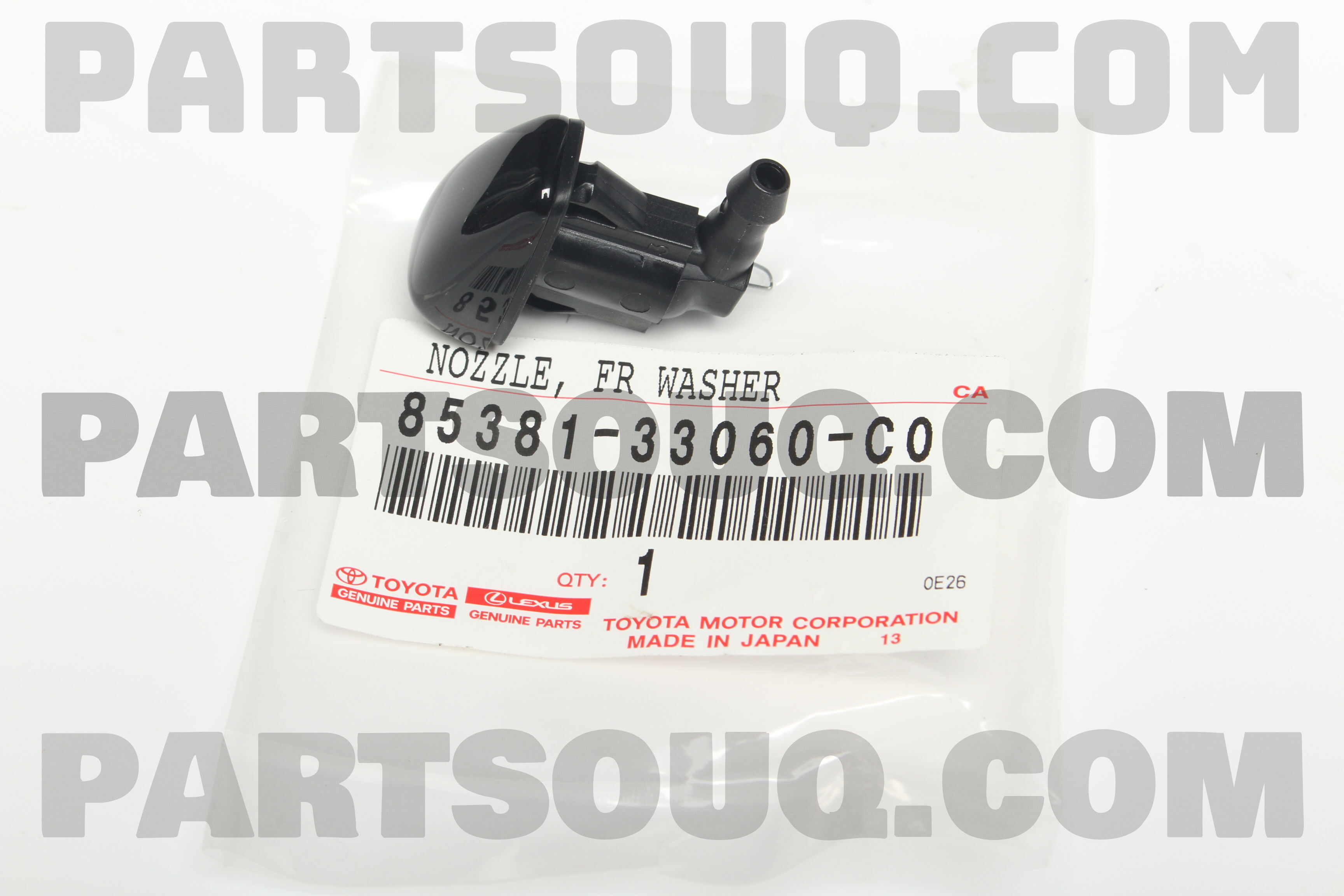 NOZZLE SUB-ASSY, WASHER 8538133060C0 | Toyota Parts | PartSouq
