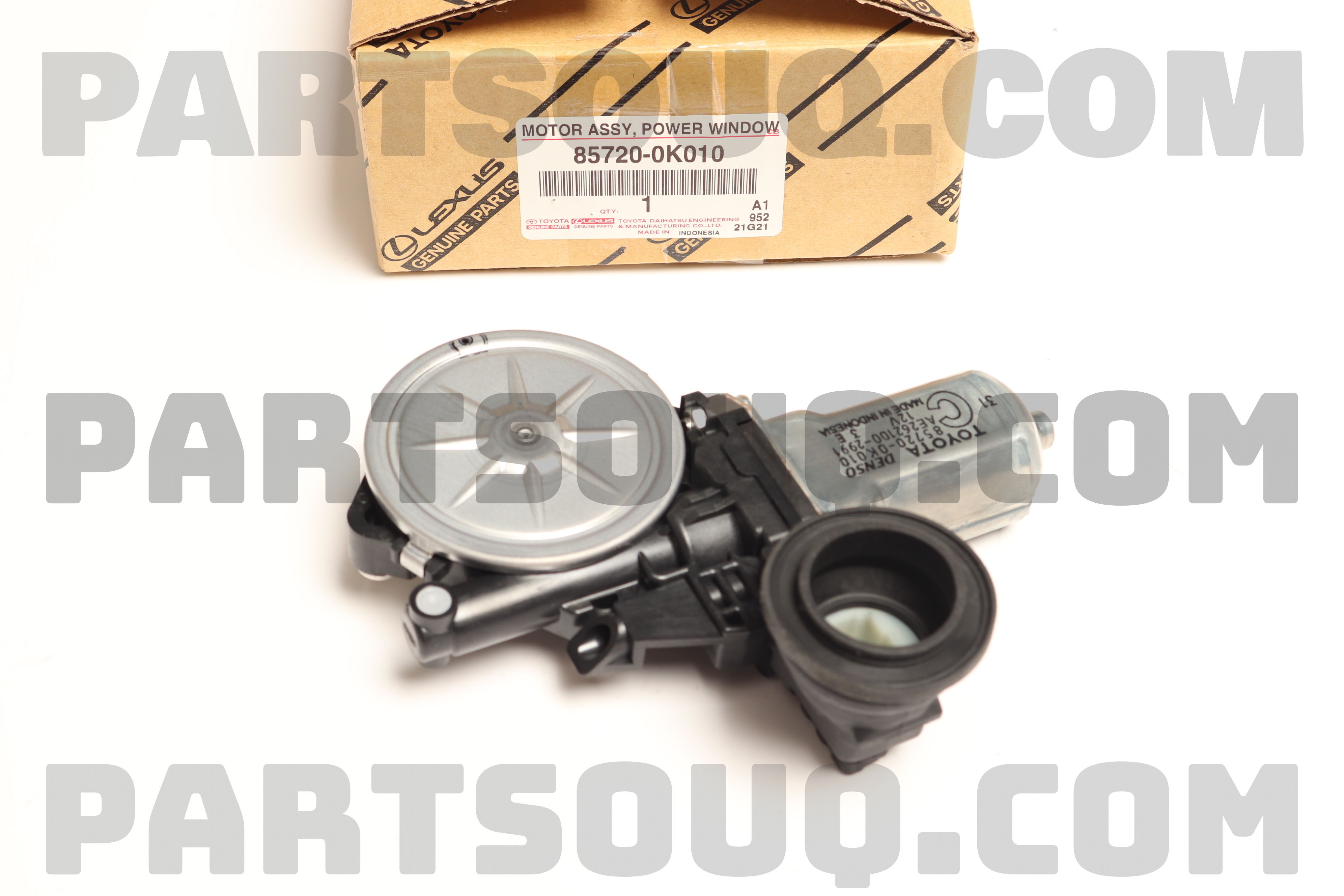 MOTOR ASSY, POWER WINDOW REGULATOR, RH/LH 857200K010 | Toyota Parts ...