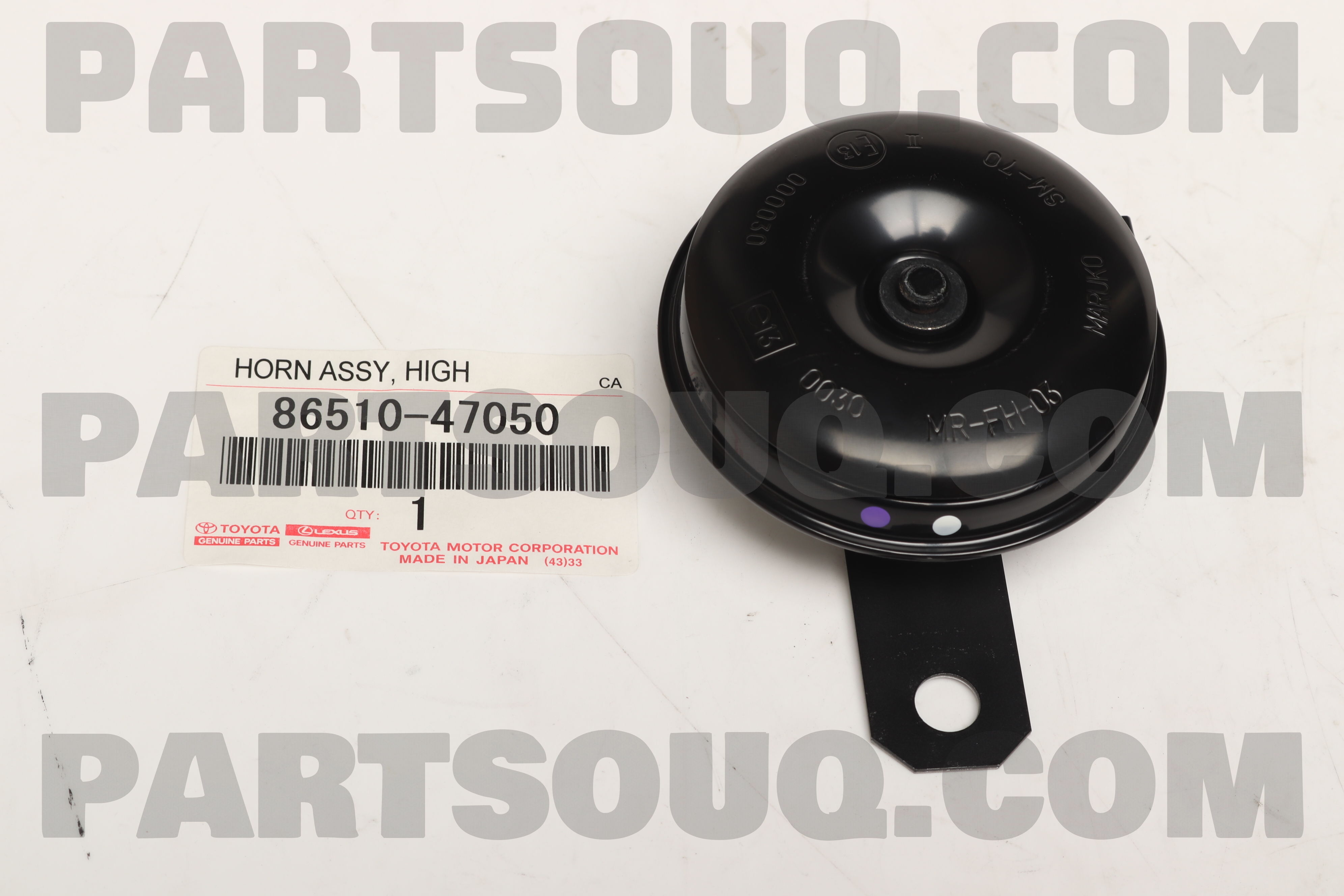 HORN ASSY, HIGH 8651047050 | Toyota Parts | PartSouq