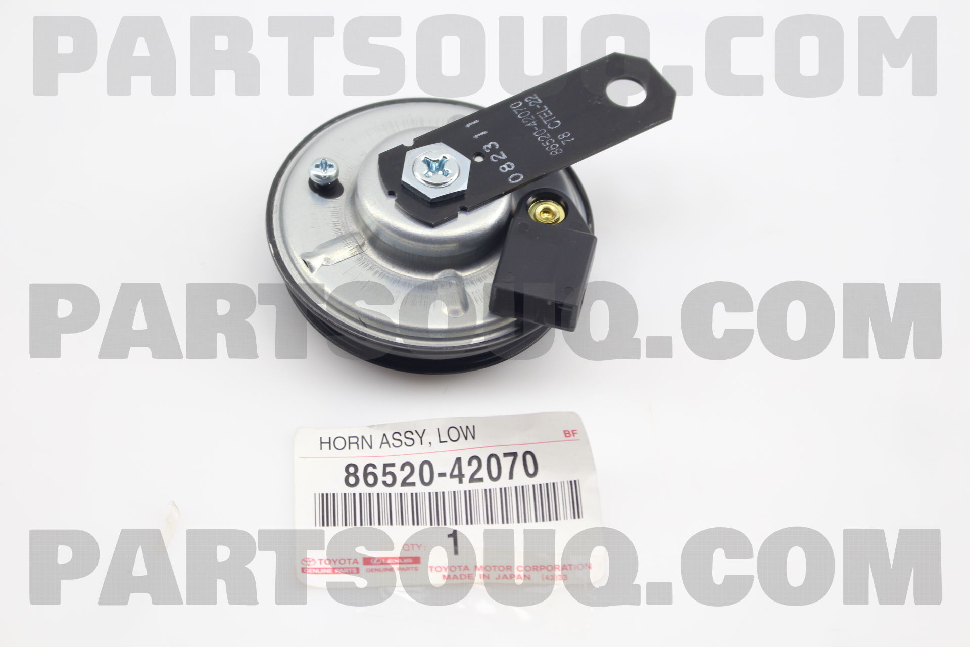 HORN ASSY, LOW PITCHED 8652042070 | Toyota Parts | PartSouq