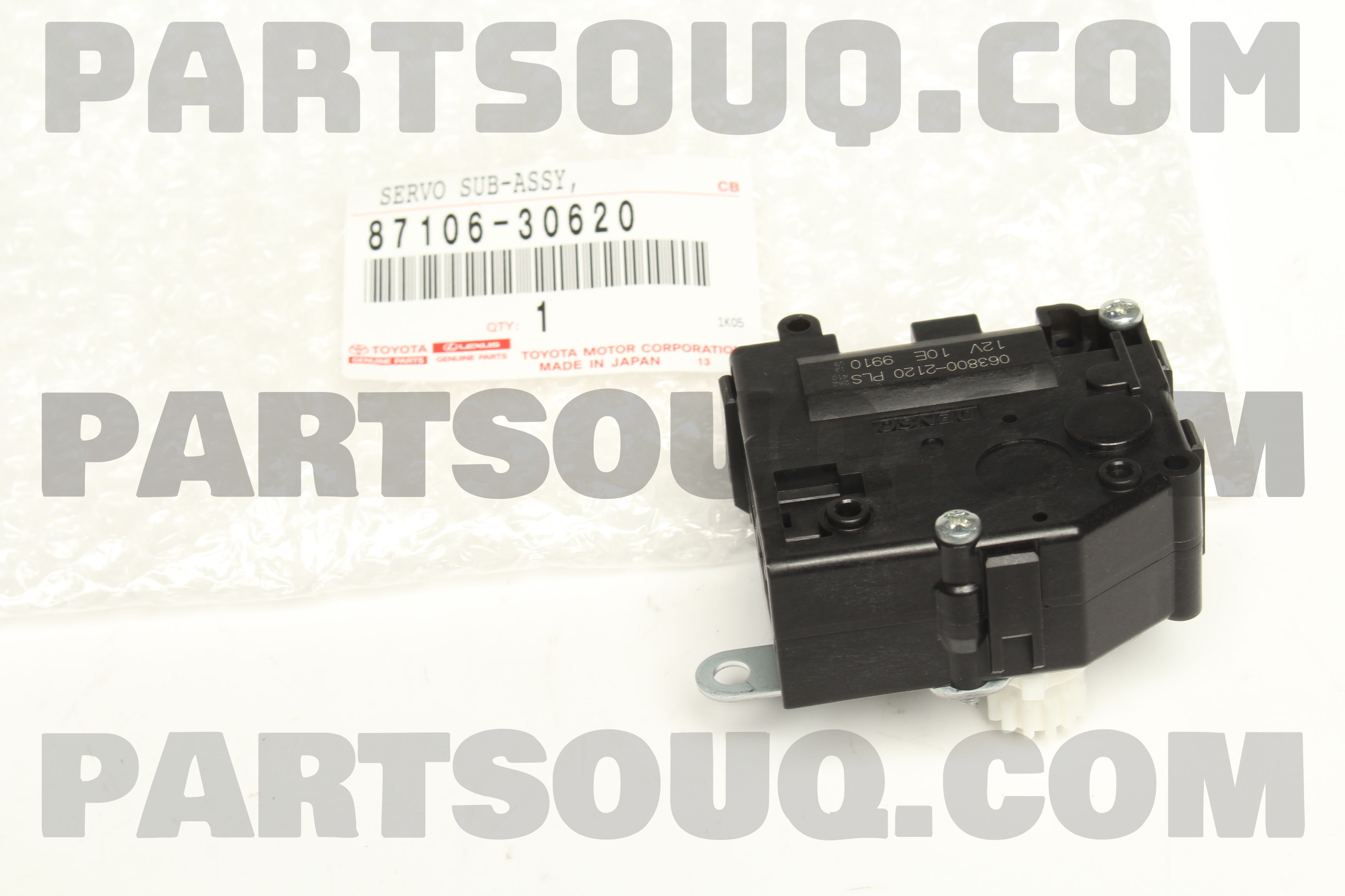 DAMPER SERVO SUB-ASSY, AIR CONDITIONER RADIATOR, NO.6 8710630620 ...
