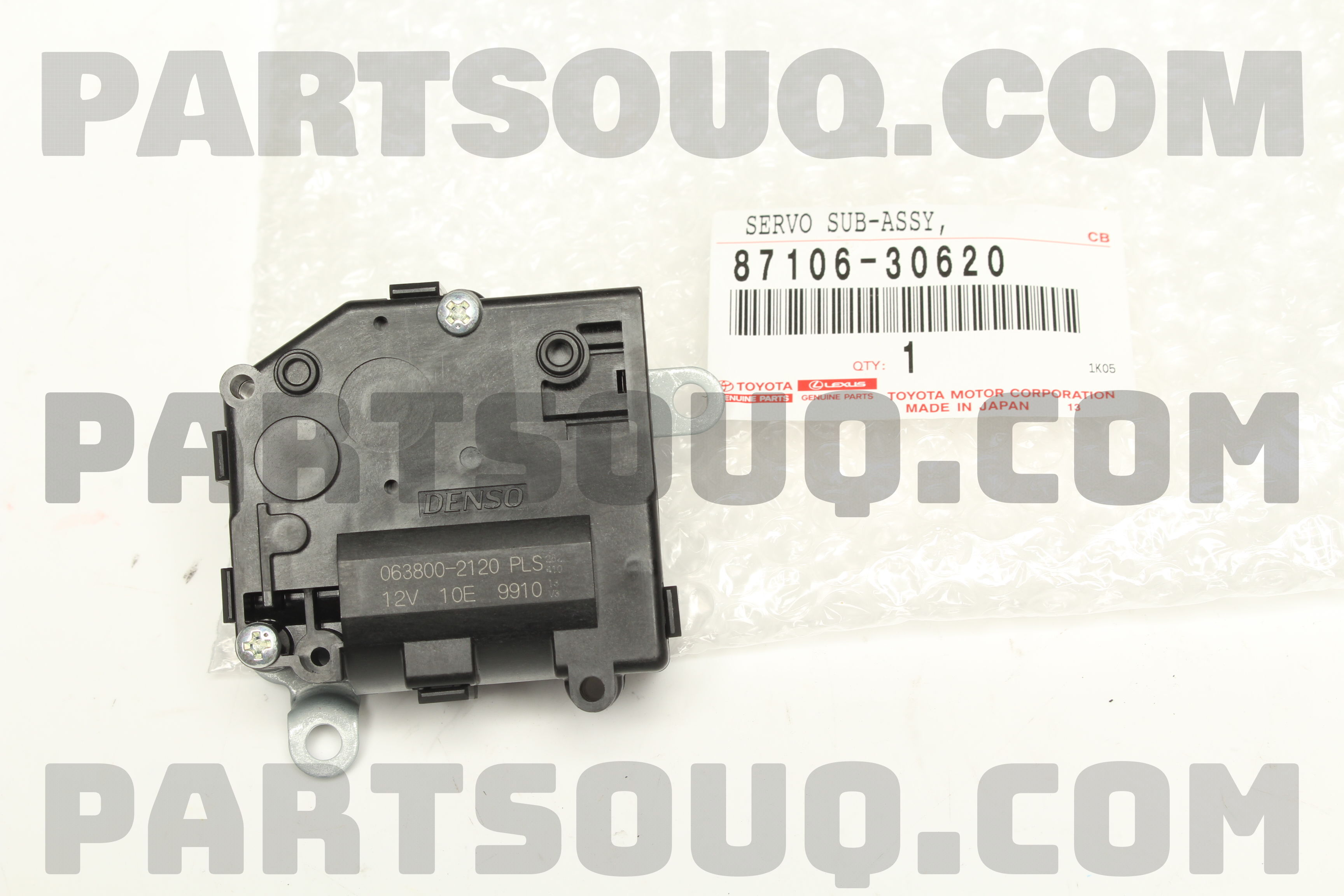 DAMPER SERVO SUB-ASSY, AIR CONDITIONER RADIATOR, NO.6 8710630620 ...