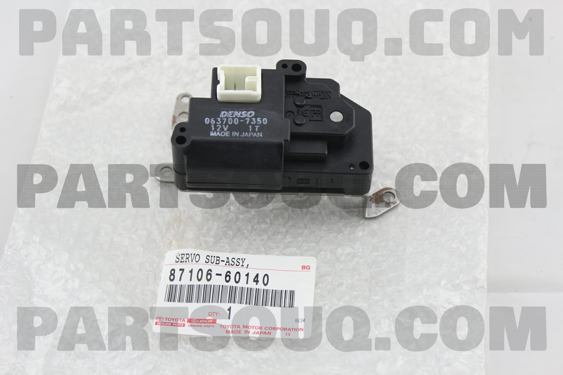 SERVO SUB-ASSY, DAMPER(FOR REAR HEATER) 8710660140 | Toyota Parts ...