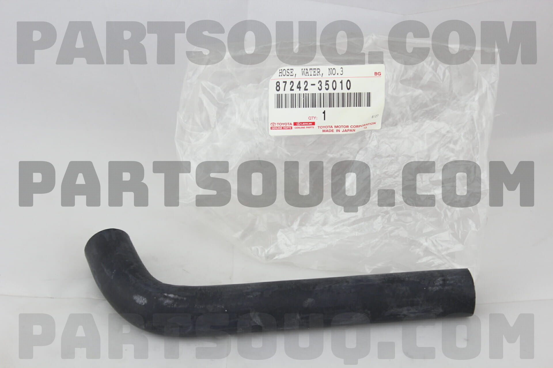 HOSE, HEATER WATER, OUTLET B 8724235010 | Toyota Parts | PartSouq