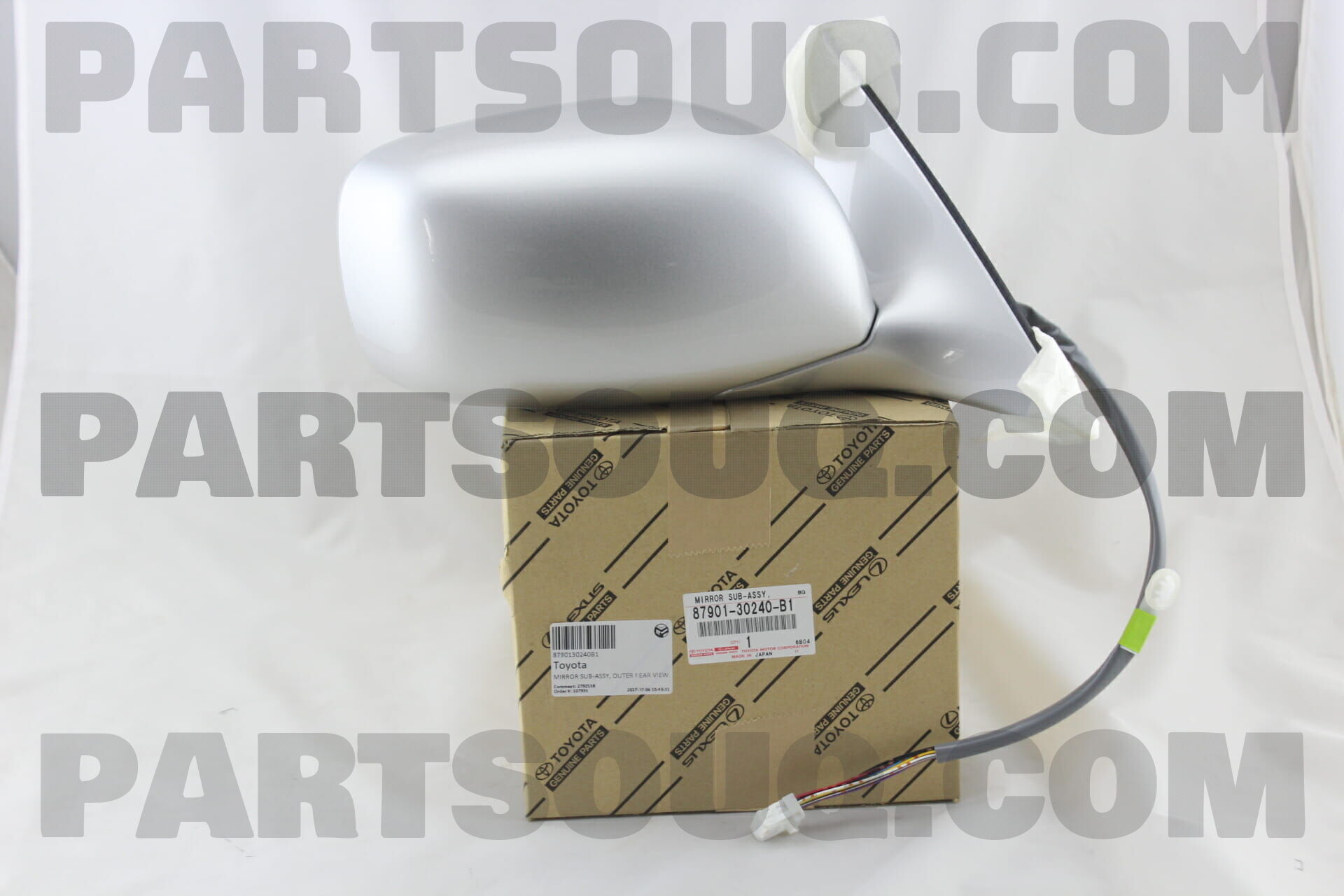 MIRROR SUB-ASSY, OUTER REAR VIEW, RH 8790130240B1 | Toyota Parts | PartSouq