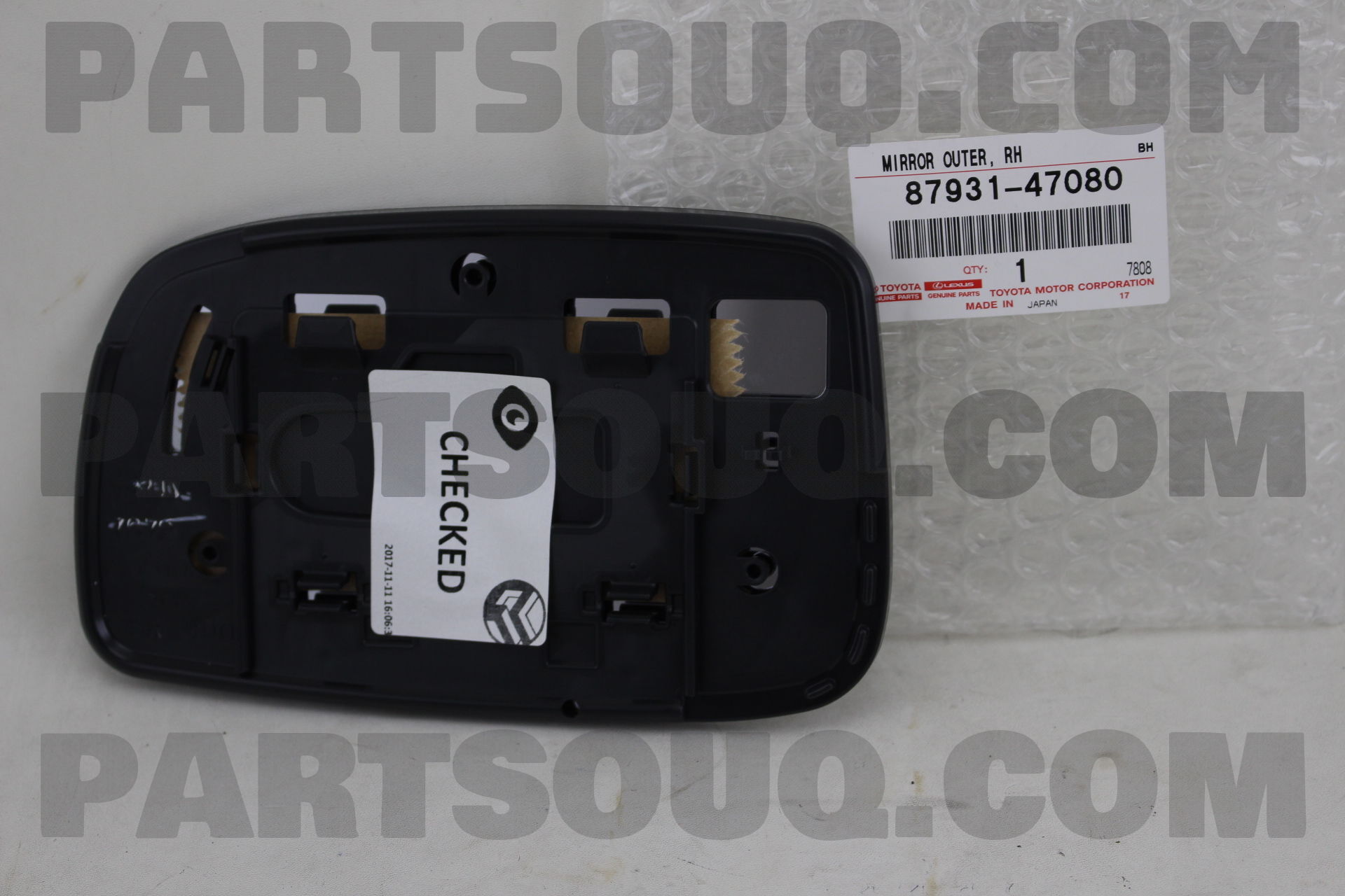 MIRROR SUB-ASSY, OUTER REAR VIEW, RH 8793147080 | Toyota Parts | PartSouq