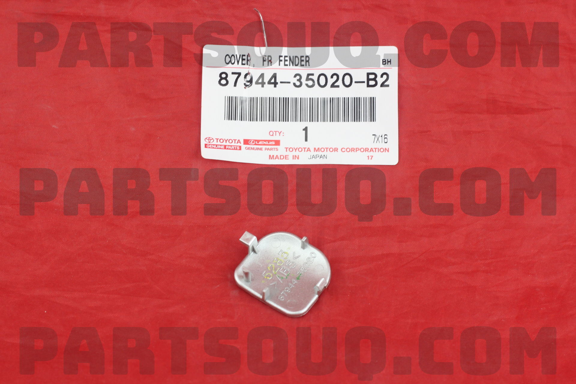 COVER, FRONT FENDER SIDE VIEW DEVICE, LH 8794435020B2 | Toyota Parts ...
