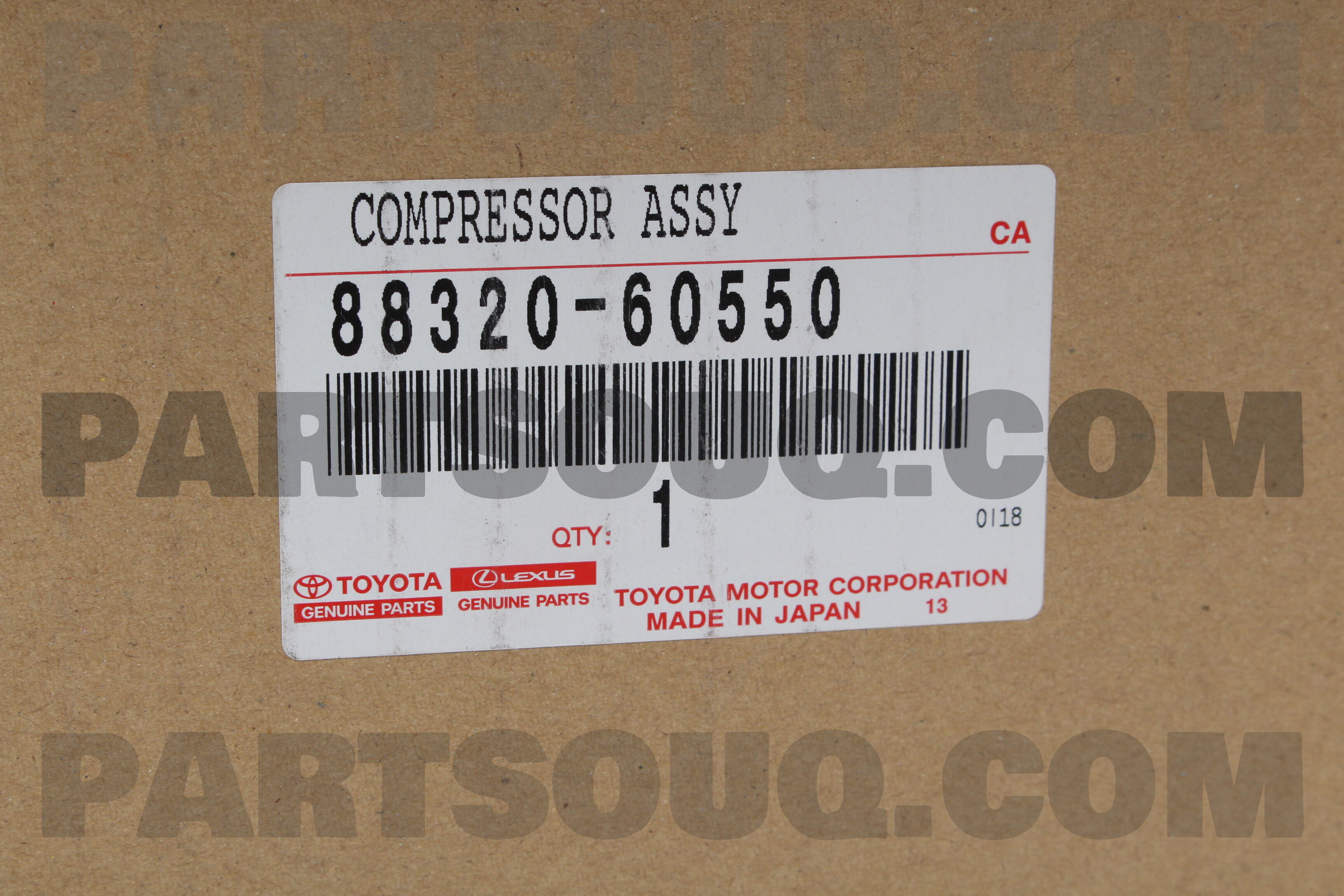COMPRESSOR ASSY, COOLER 8832060550 | Toyota Parts | PartSouq