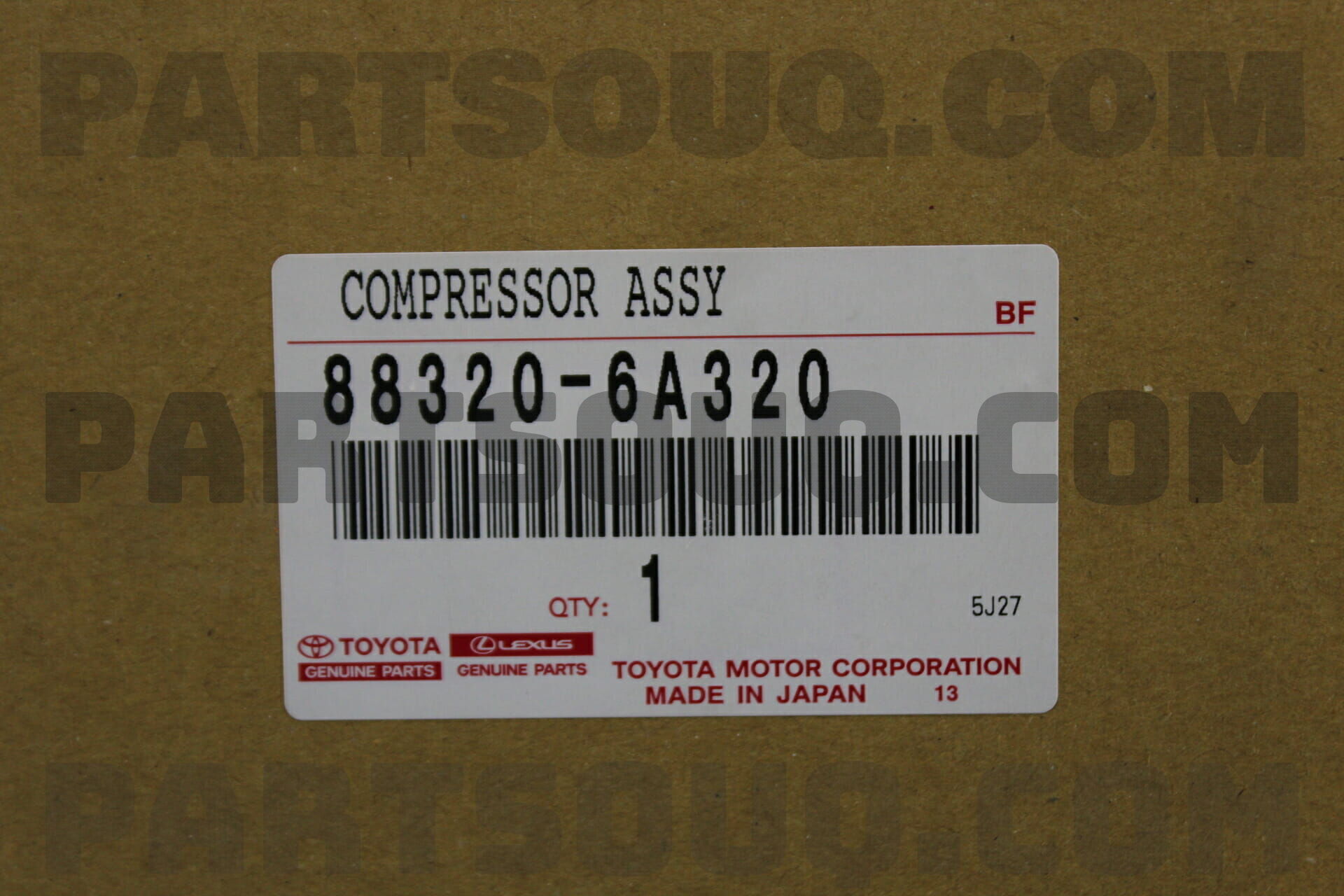 COMPRESSOR ASSY, COOLER 883206A320 | Toyota Parts | PartSouq