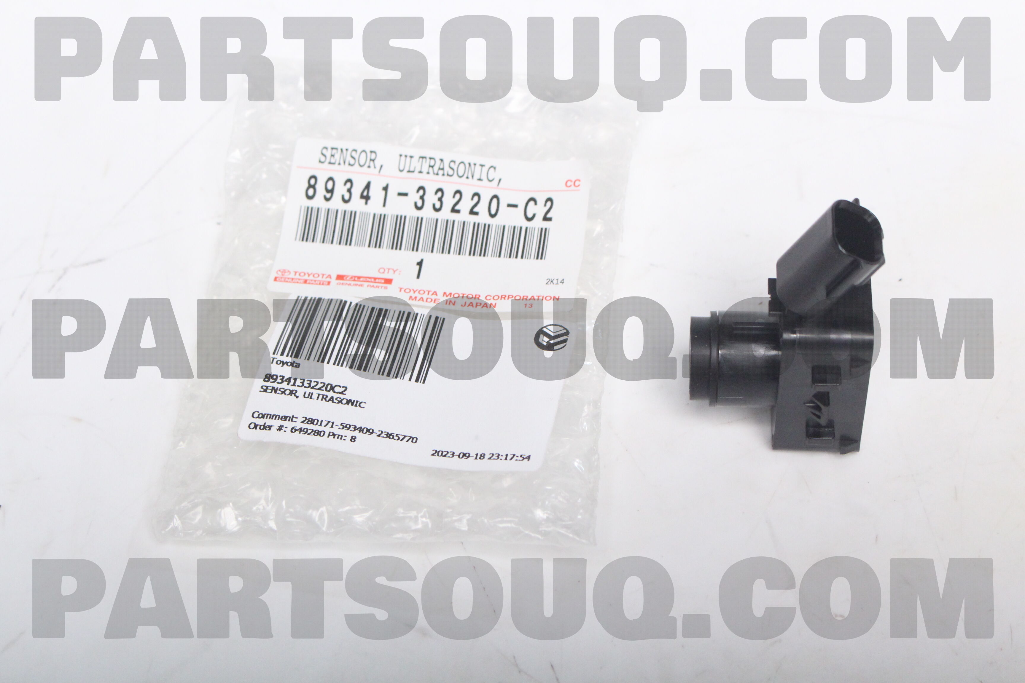 SENSOR, ULTRASONIC 8934133220C2 | Toyota Parts | PartSouq