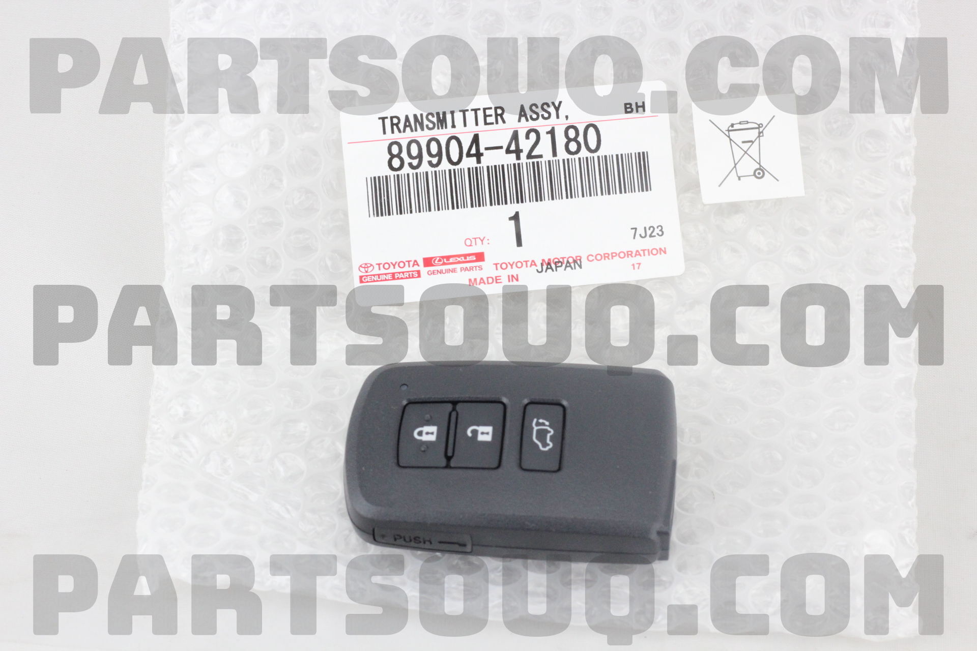 TRANSMITTER, TRANSPONDER KEY SUB 8978605060 | Toyota Parts | PartSouq
