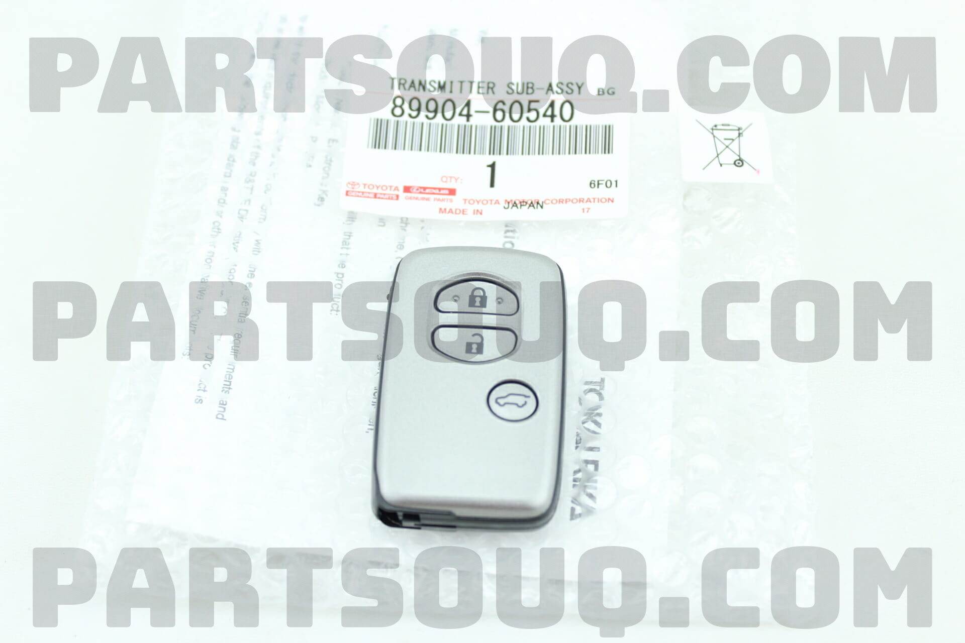 TRANSMITTER SUB-ASSY, ELECTRICAL KEY 8990460540 | Toyota Parts | PartSouq