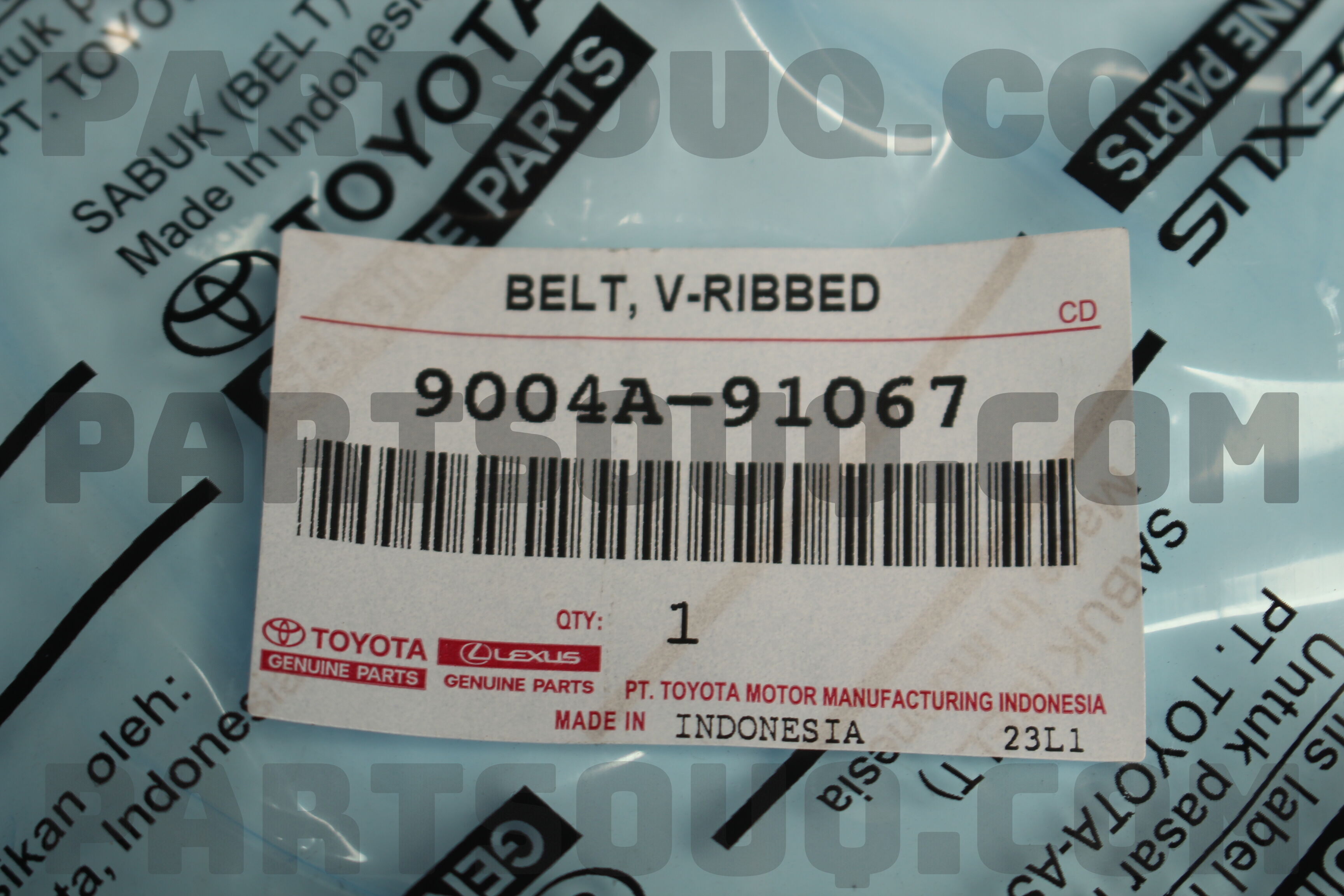 BELT V-RIBBED 9004A91067 | Toyota Parts | PartSouq
