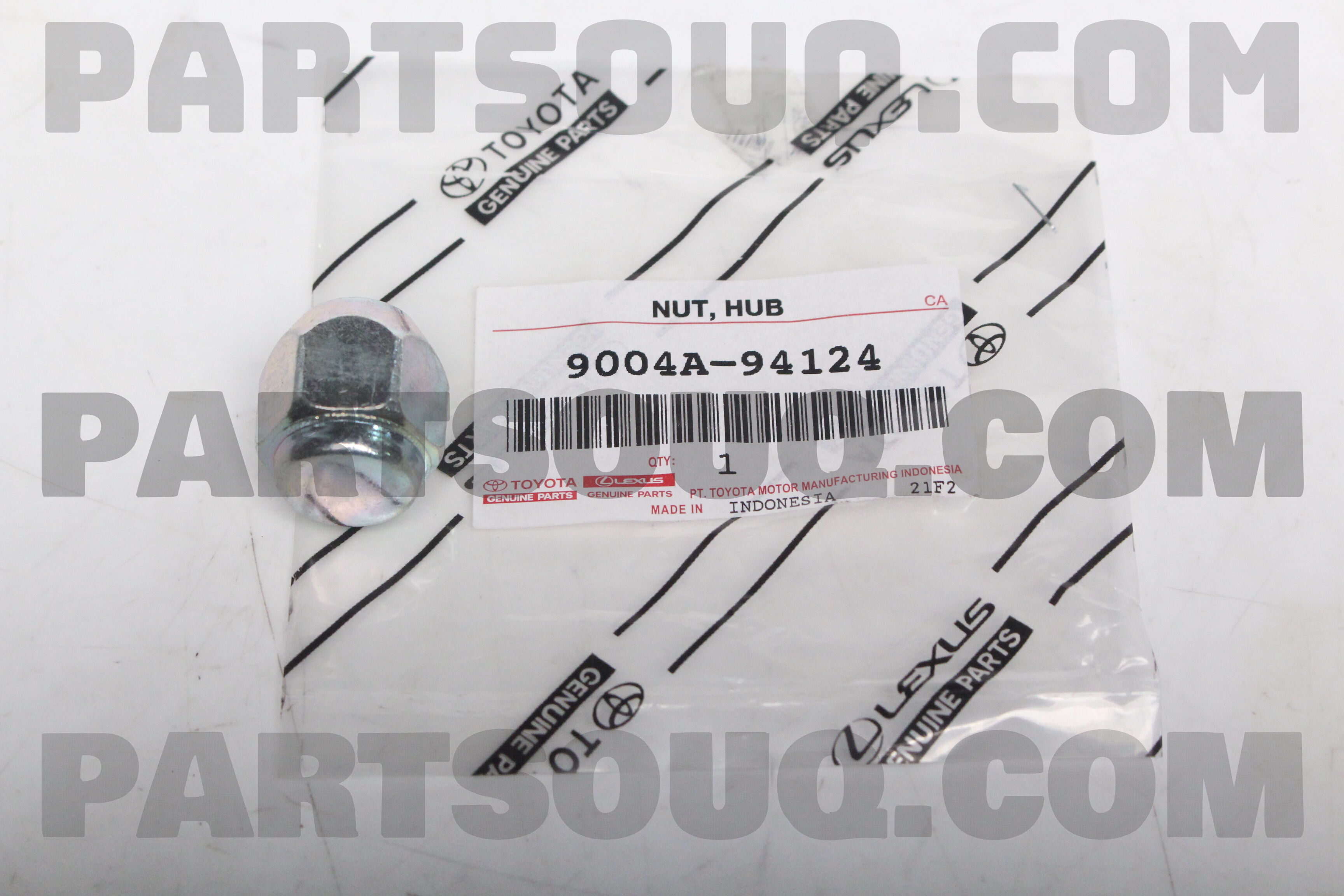 NUT, HUB 9004A94124 | Toyota Parts | PartSouq