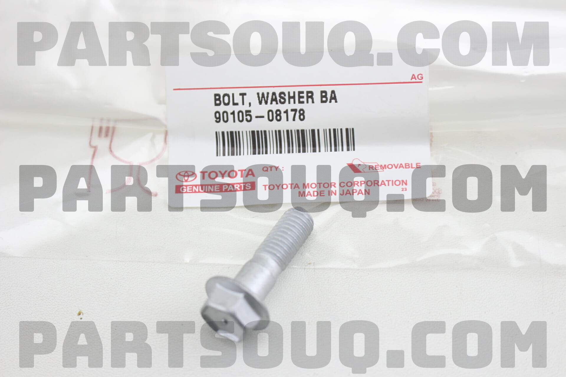 BOLT, WASHER BASED 9010508178 | Toyota Parts | PartSouq