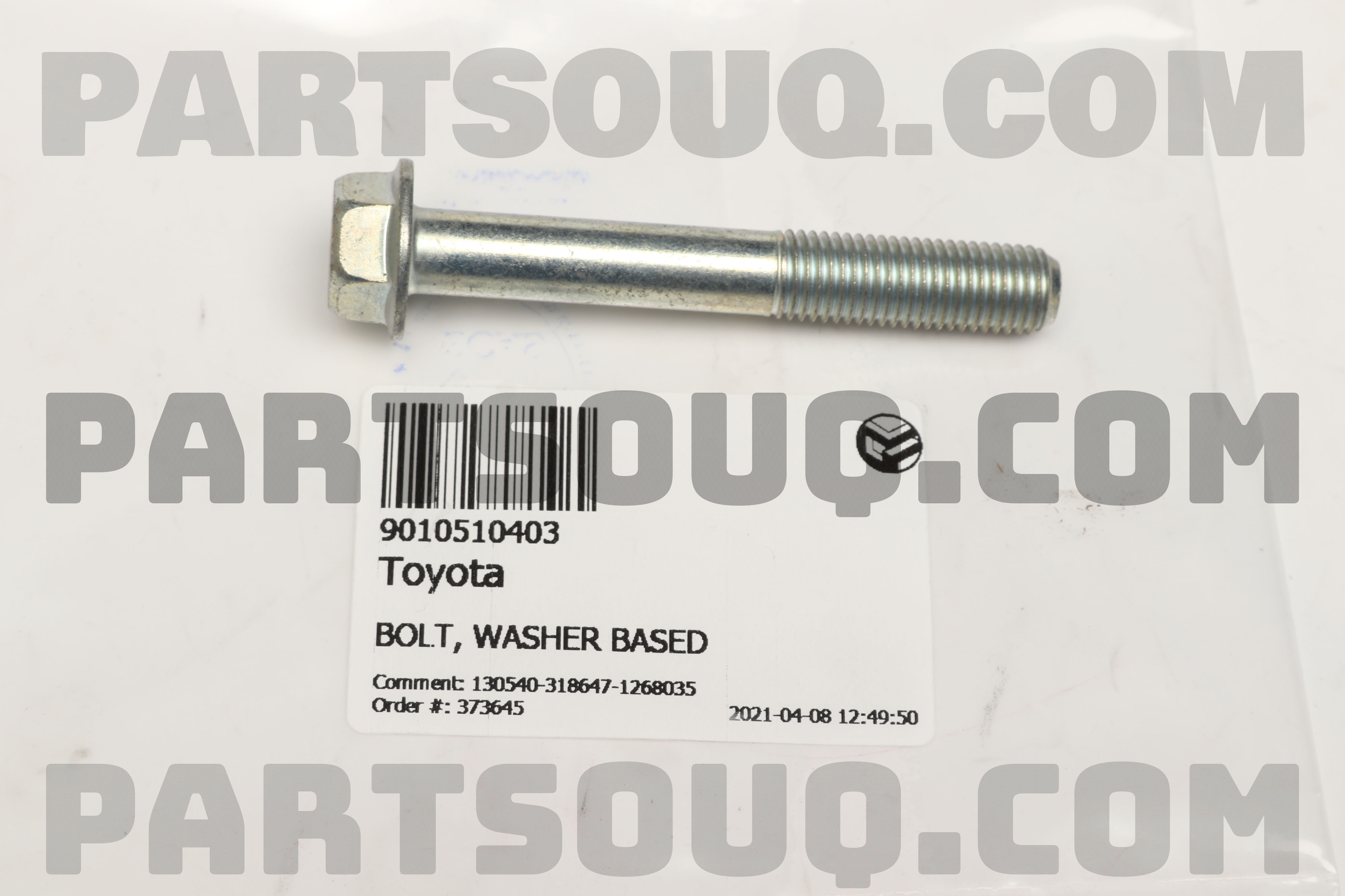 BOLT, WASHER BASED 9010510403 | Toyota Parts | PartSouq