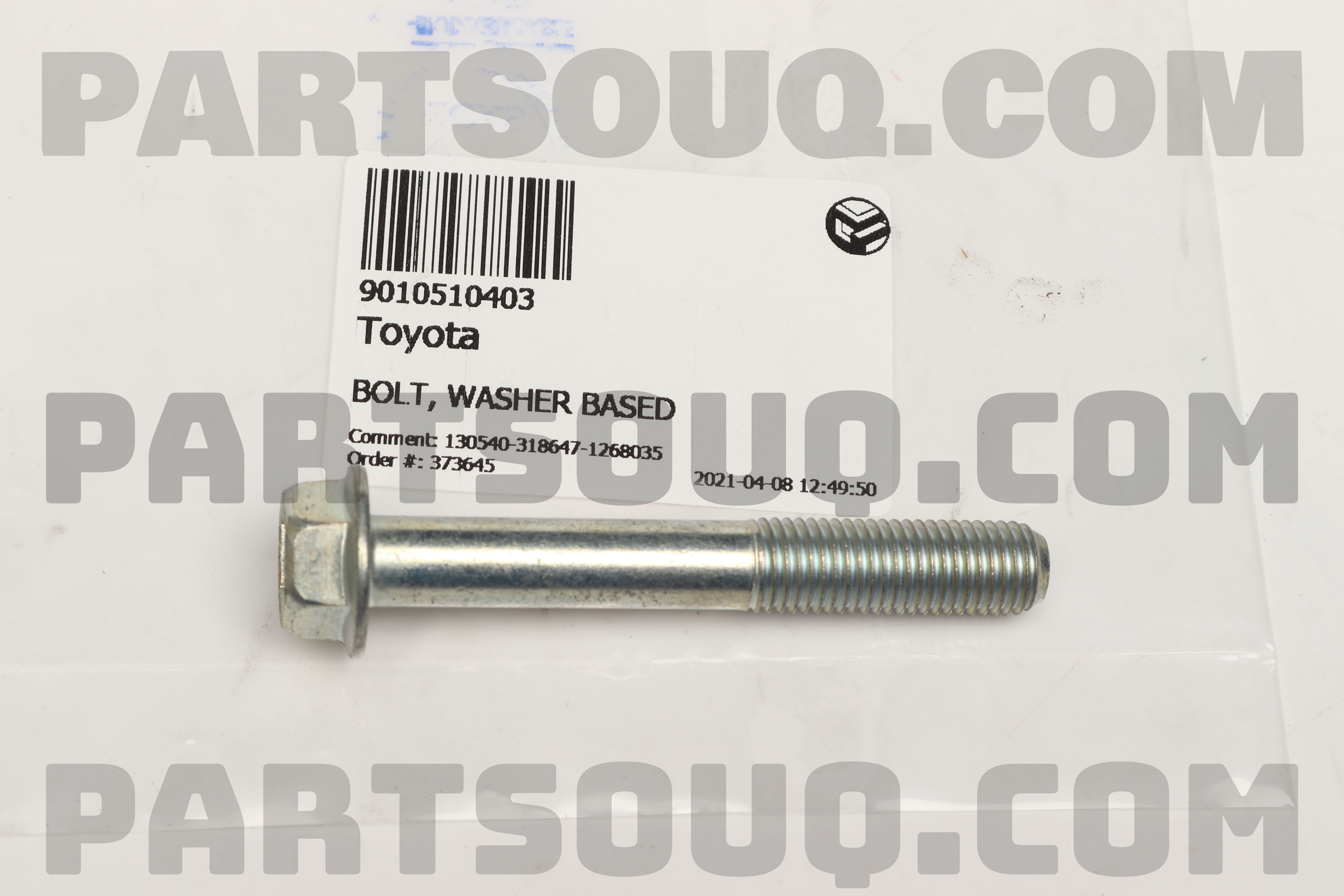 BOLT, WASHER BASED 9010510403 | Toyota Parts | PartSouq