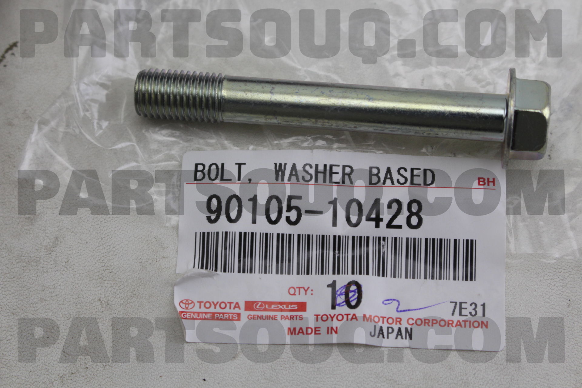 BOLT(FOR REAR DISC BRAKE CYLINDER MOUTING) 9010510428 | Toyota Parts ...