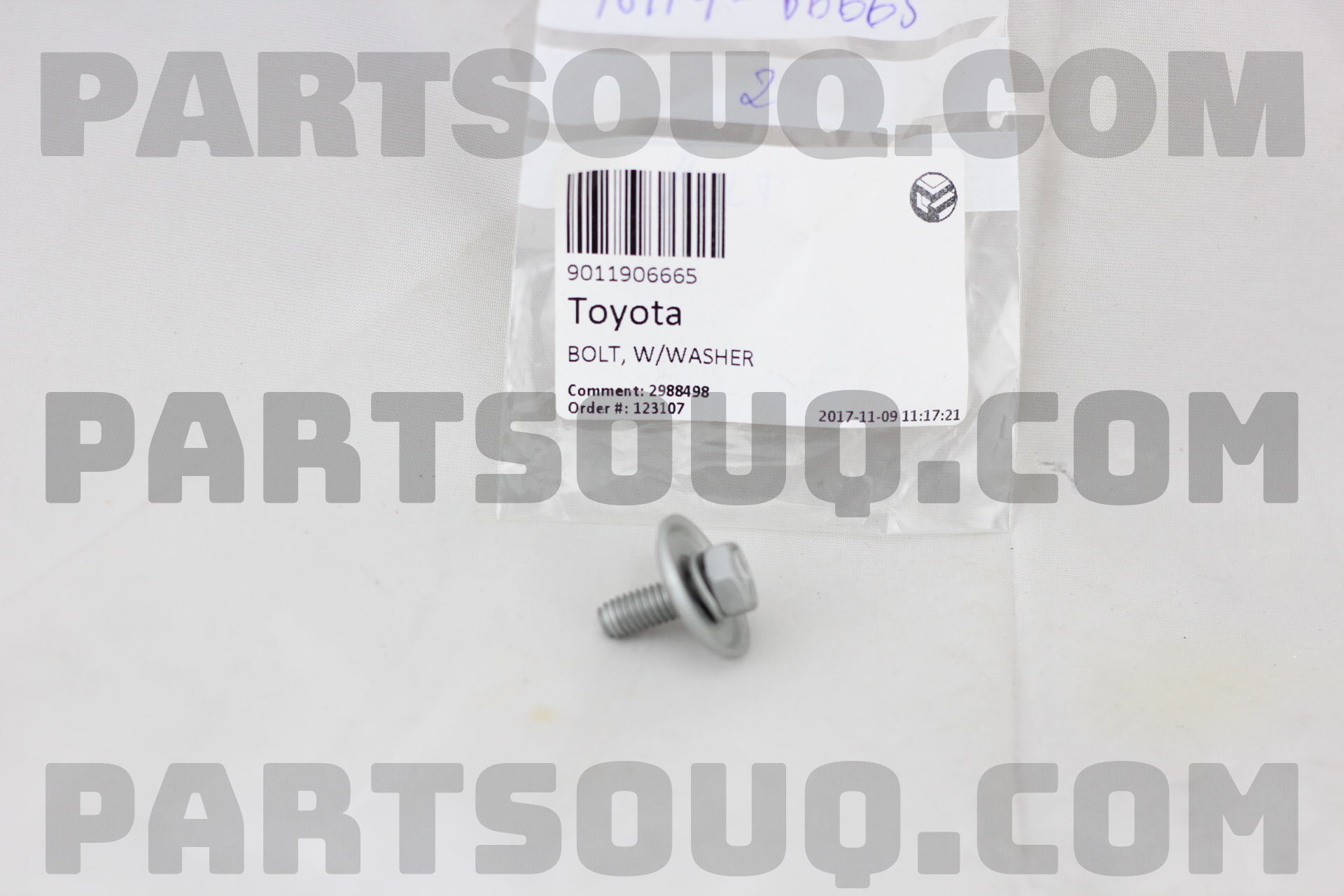 BOLT, W/WASHER 9011906665 | Toyota Parts | PartSouq