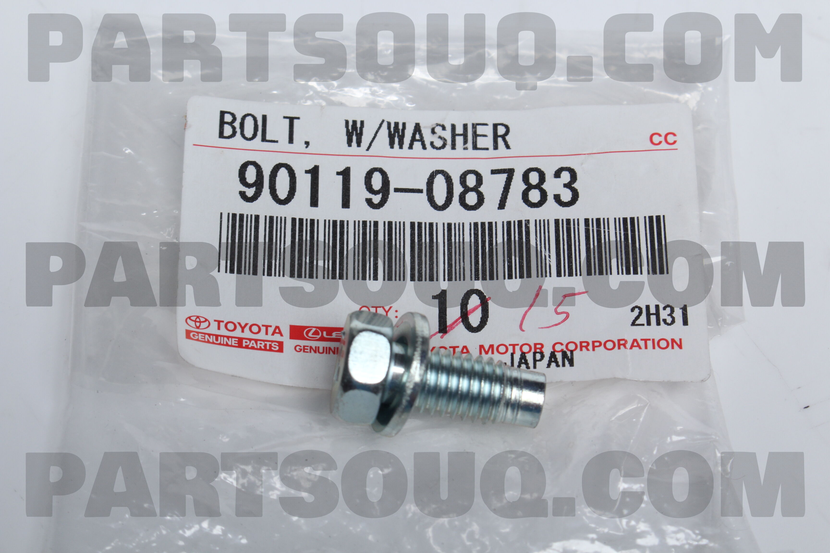 BOLT W/WASHER 9011908783 | Toyota Parts | PartSouq