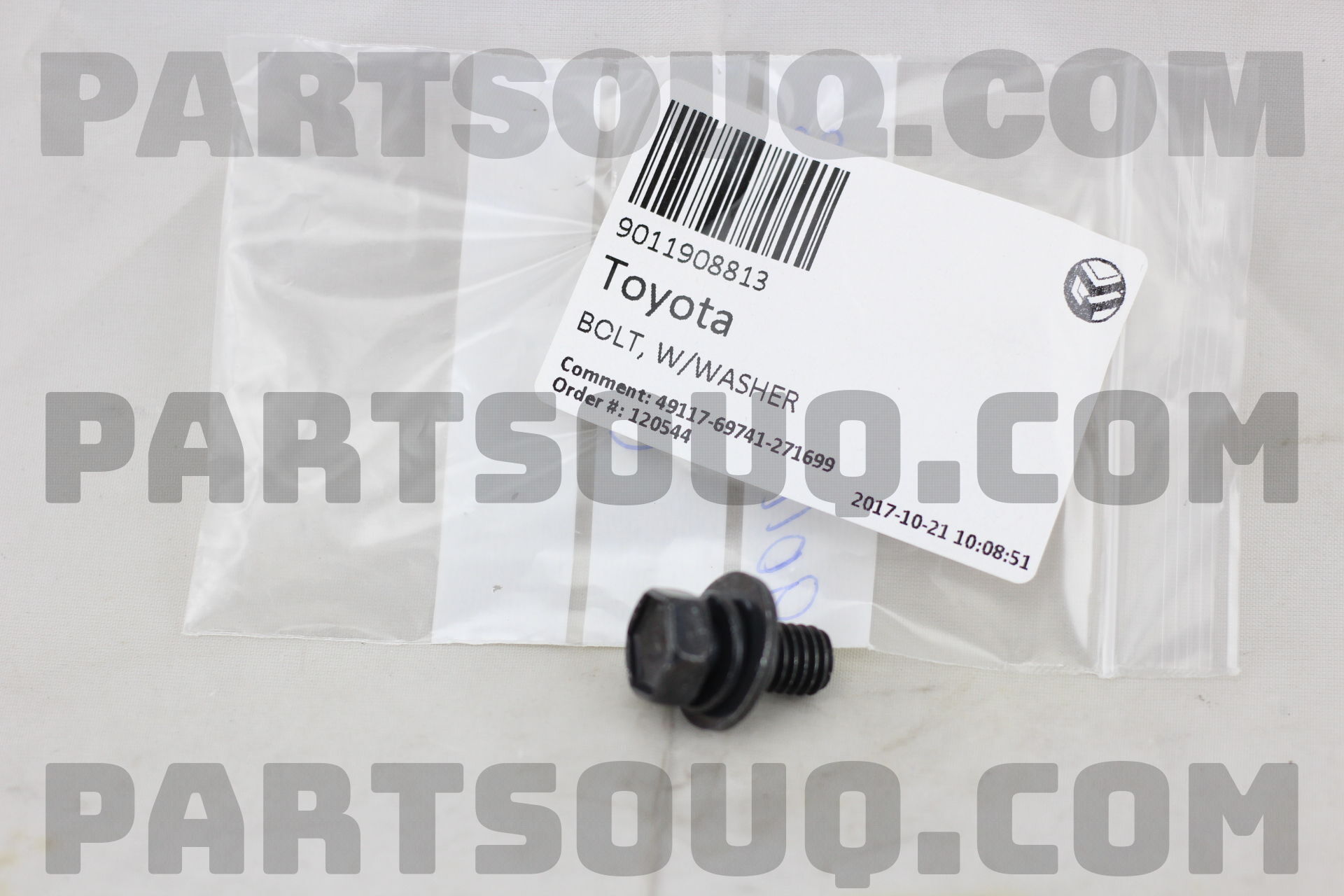 BOLT, W/WASHER 9011908801 | Toyota Parts | PartSouq