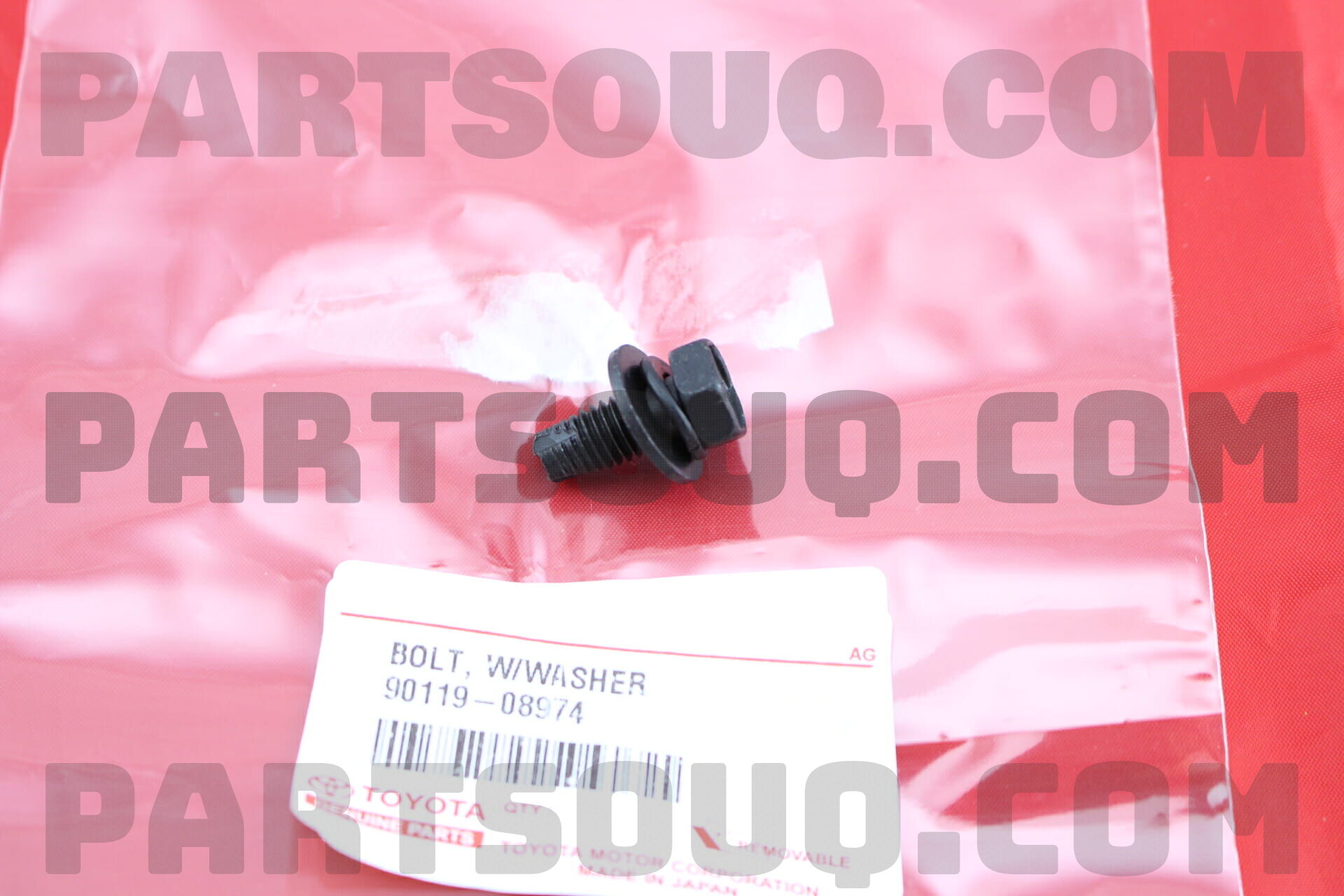 BOLT, W/WASHER 9011908974 | Toyota Parts | PartSouq