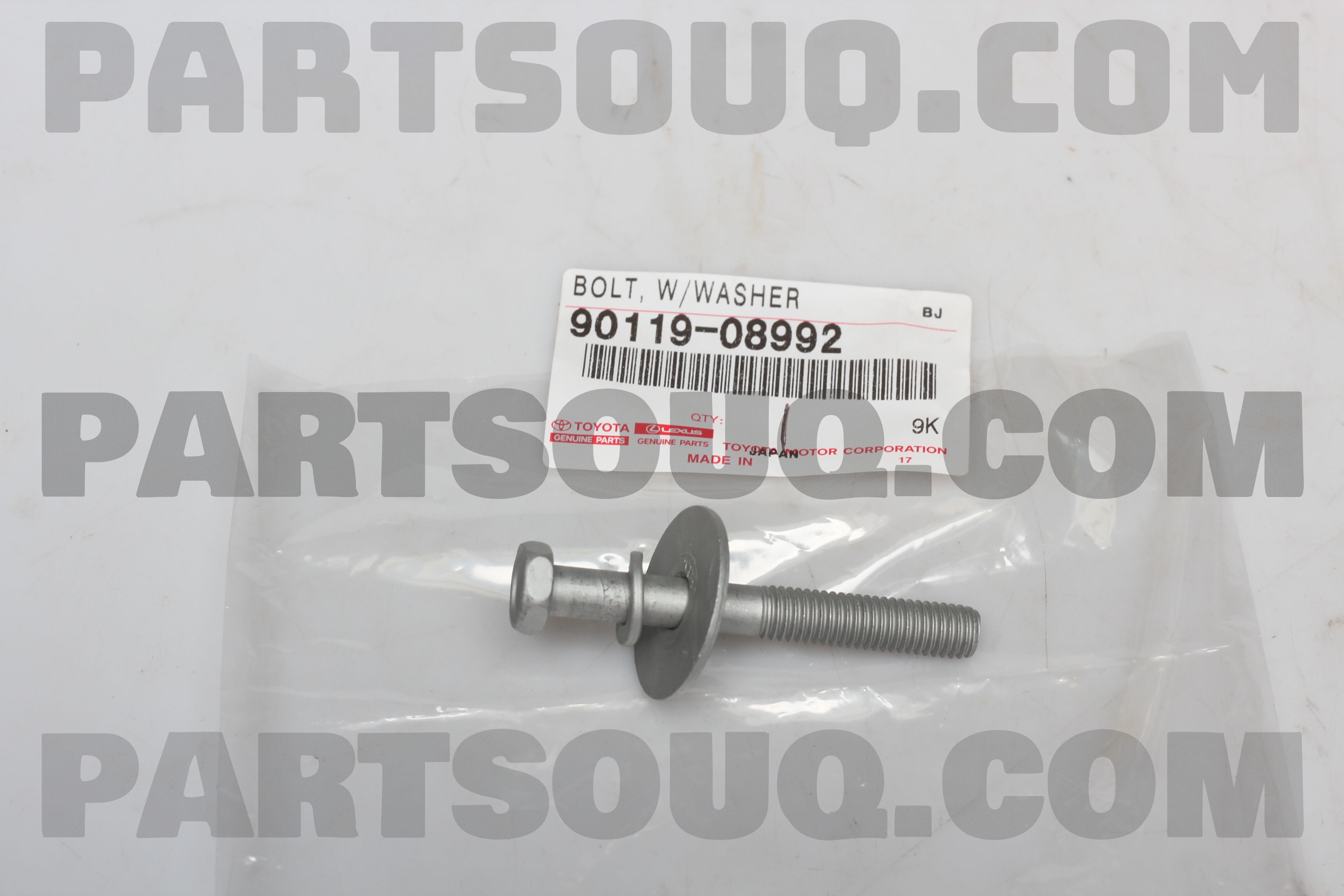 BOLT(FOR FRONT DISC BRAKE CYLINDER MOUNTING) 9011908992 | Toyota Parts ...