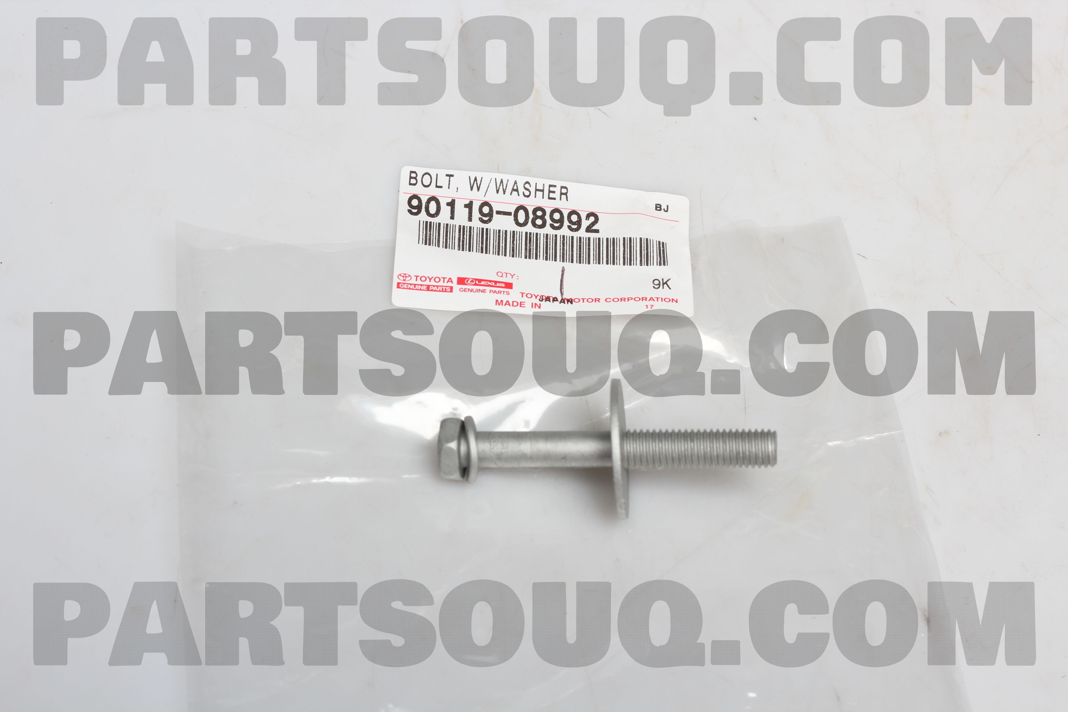 BOLT(FOR FRONT DISC BRAKE CYLINDER MOUNTING) 9011908992 | Toyota Parts ...